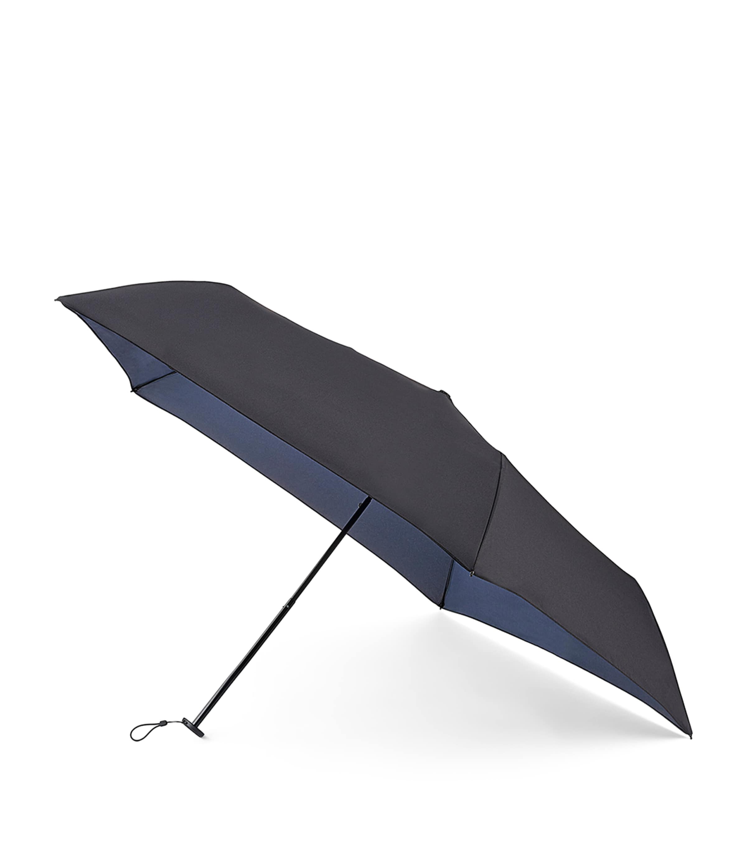 Fulton Black Compact Telescopic Umbrella | Harrods UK