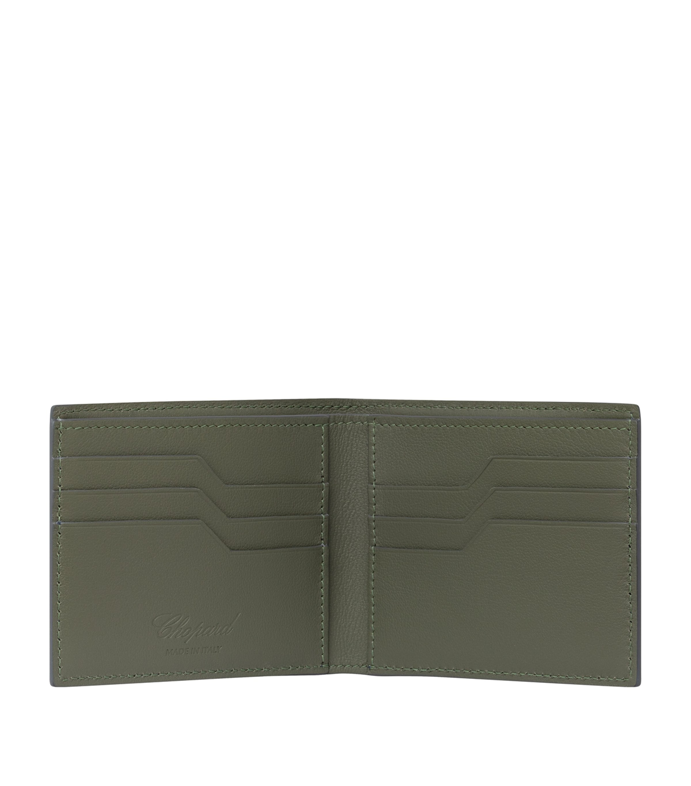 Chopard Mini Leather Heritage Bifold Wallet | Harrods UK