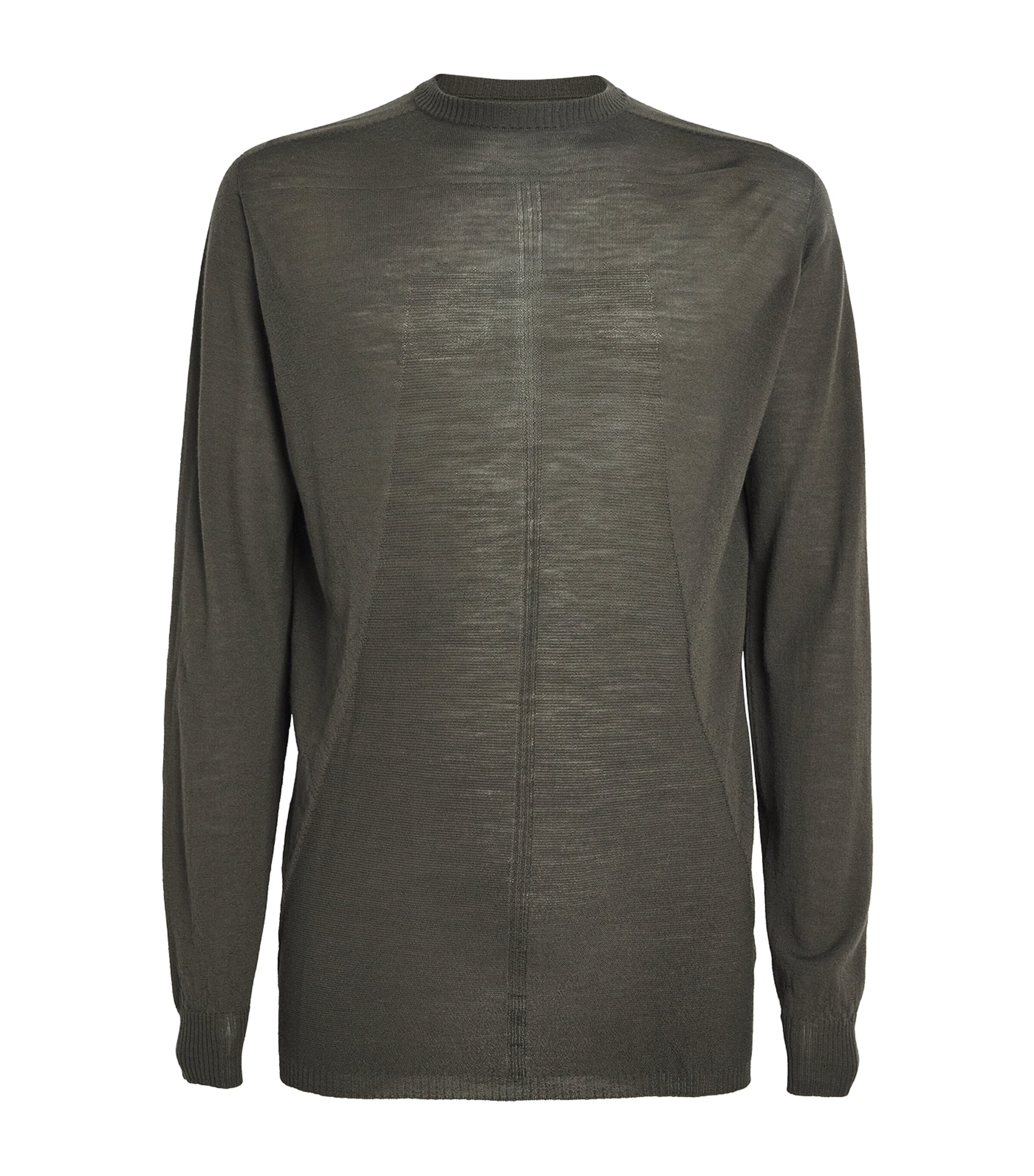 Rick Owens Green Virgin Wool Oversized Level Sweater | Harrods UK