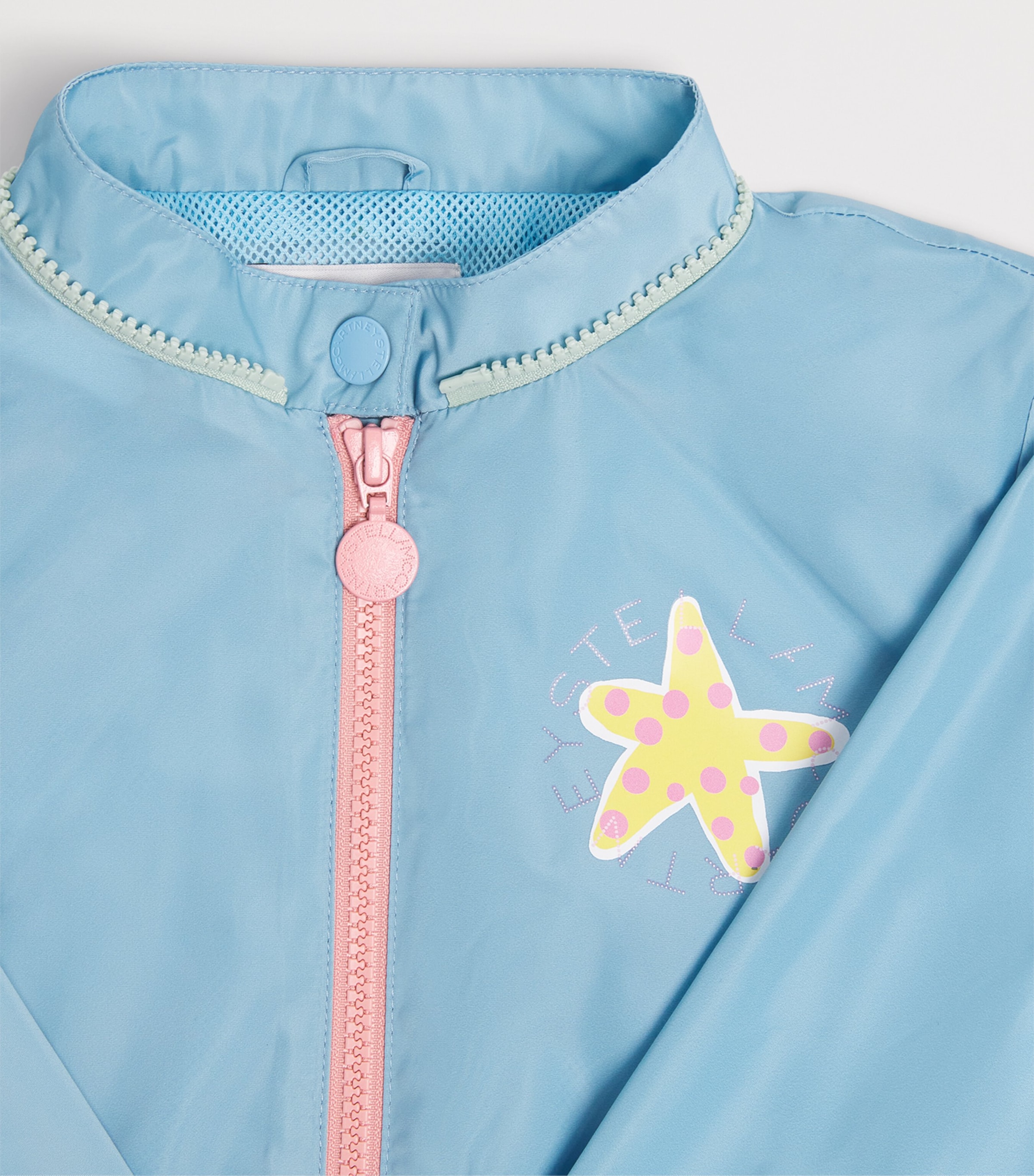 Stella McCartney Kids Blue Hooded Jacket | Harrods AU