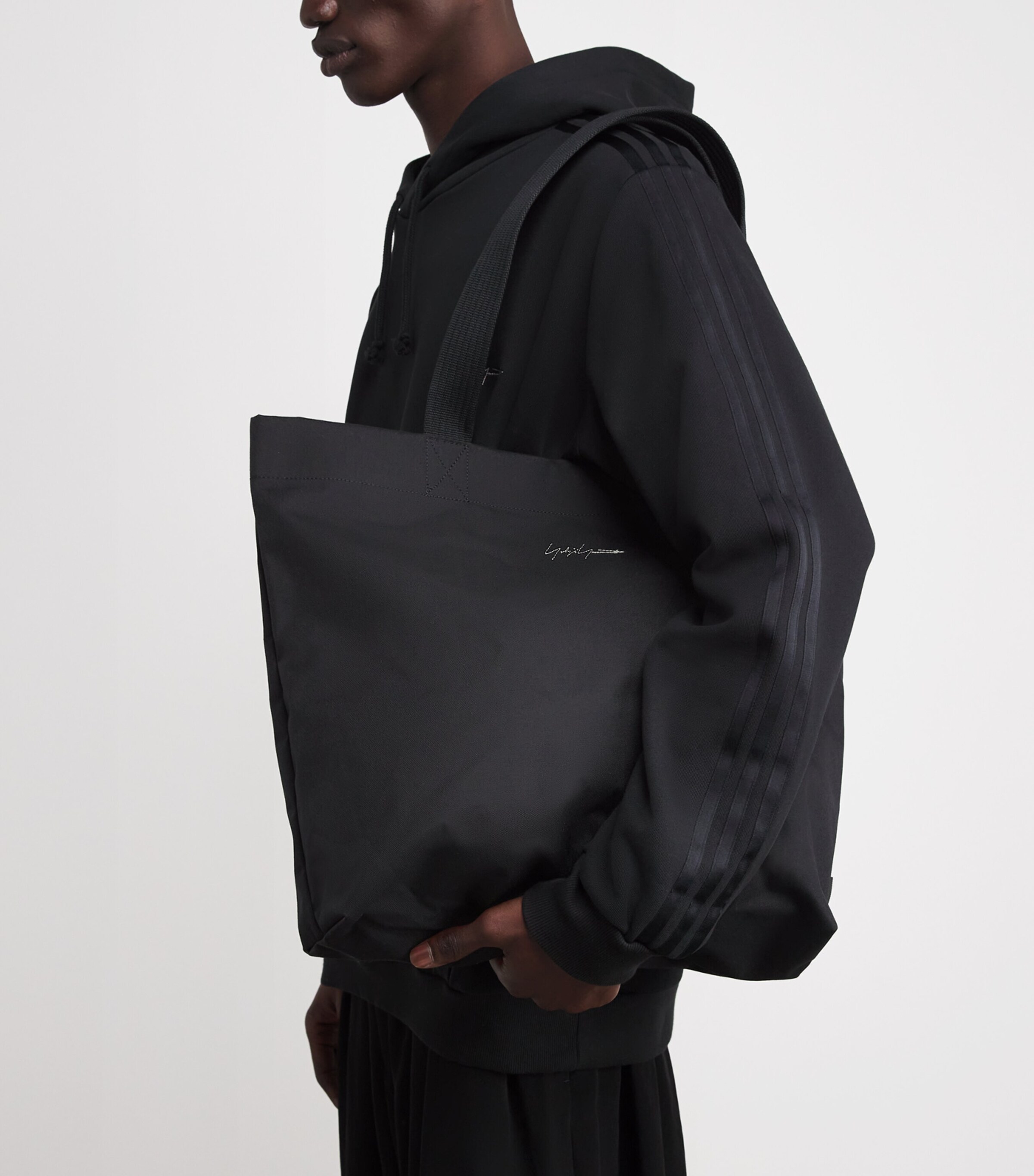 Yohji Yamamoto Black x adidas Y-3 Canvas Kuro Tote Bag | Harrods CA