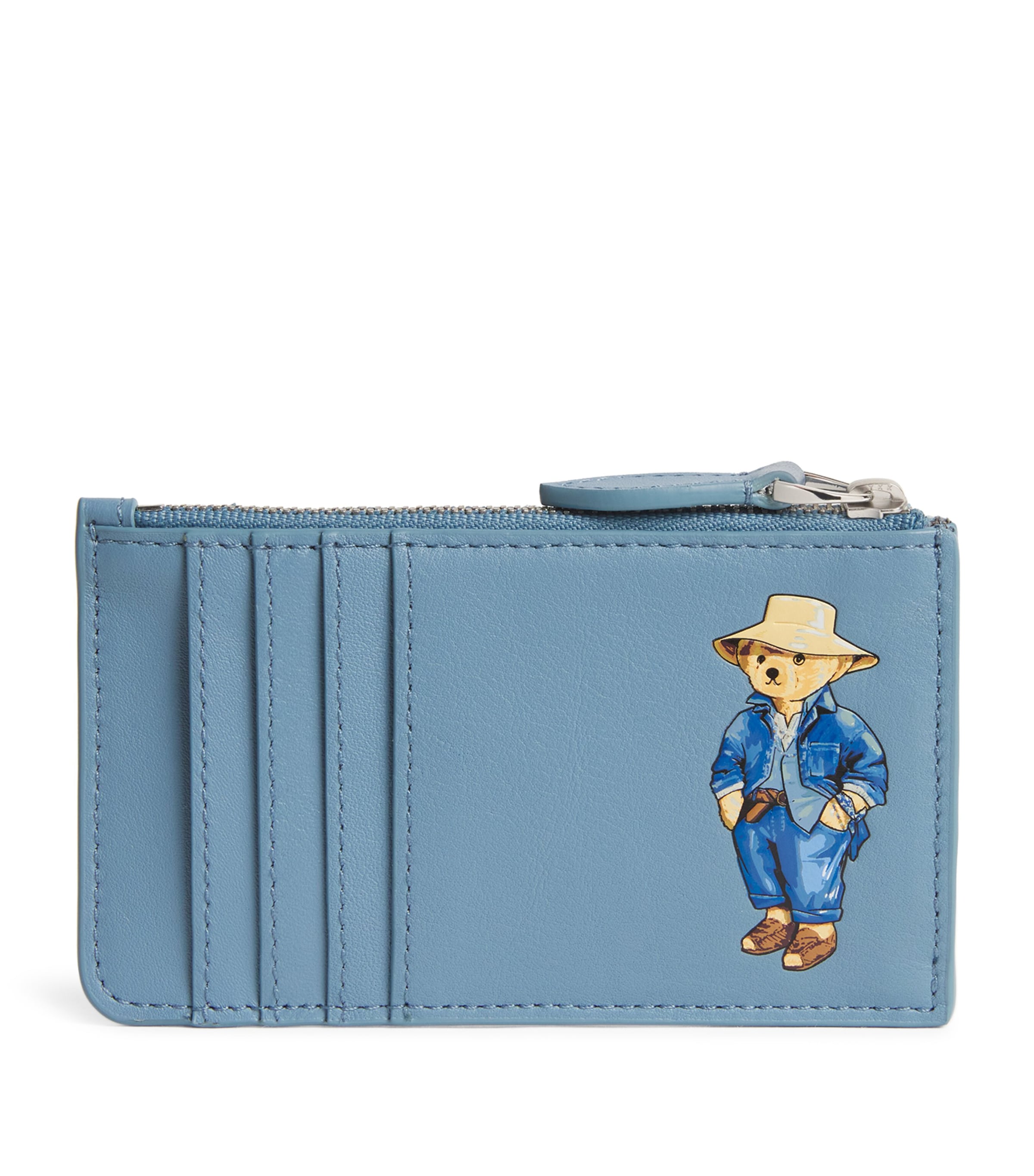 Polo Ralph Lauren Leather Polo Bear Card Holder | Harrods CA