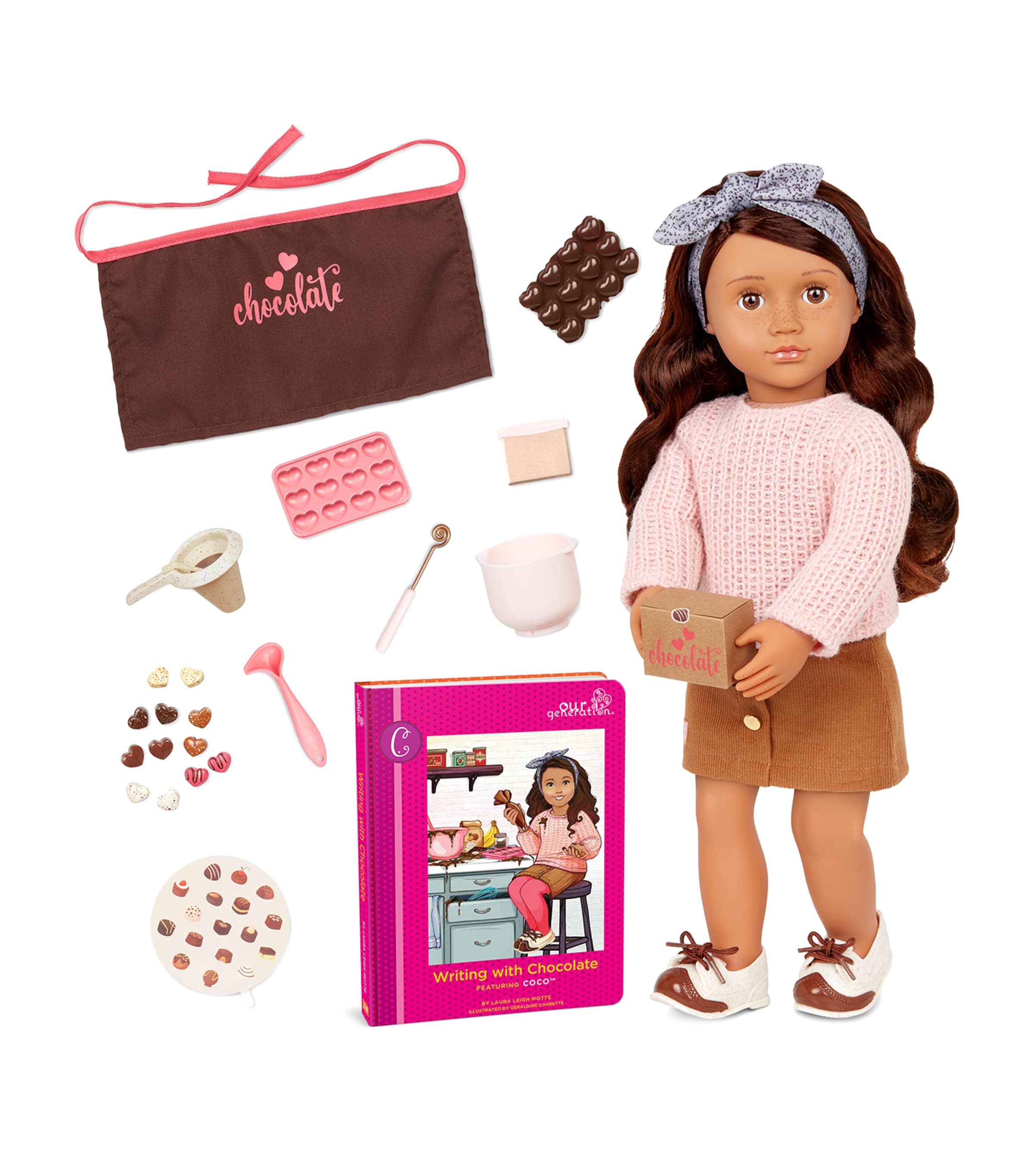 Our Generation Coco Baker Doll And Storybook (46cm) | Harrods SA