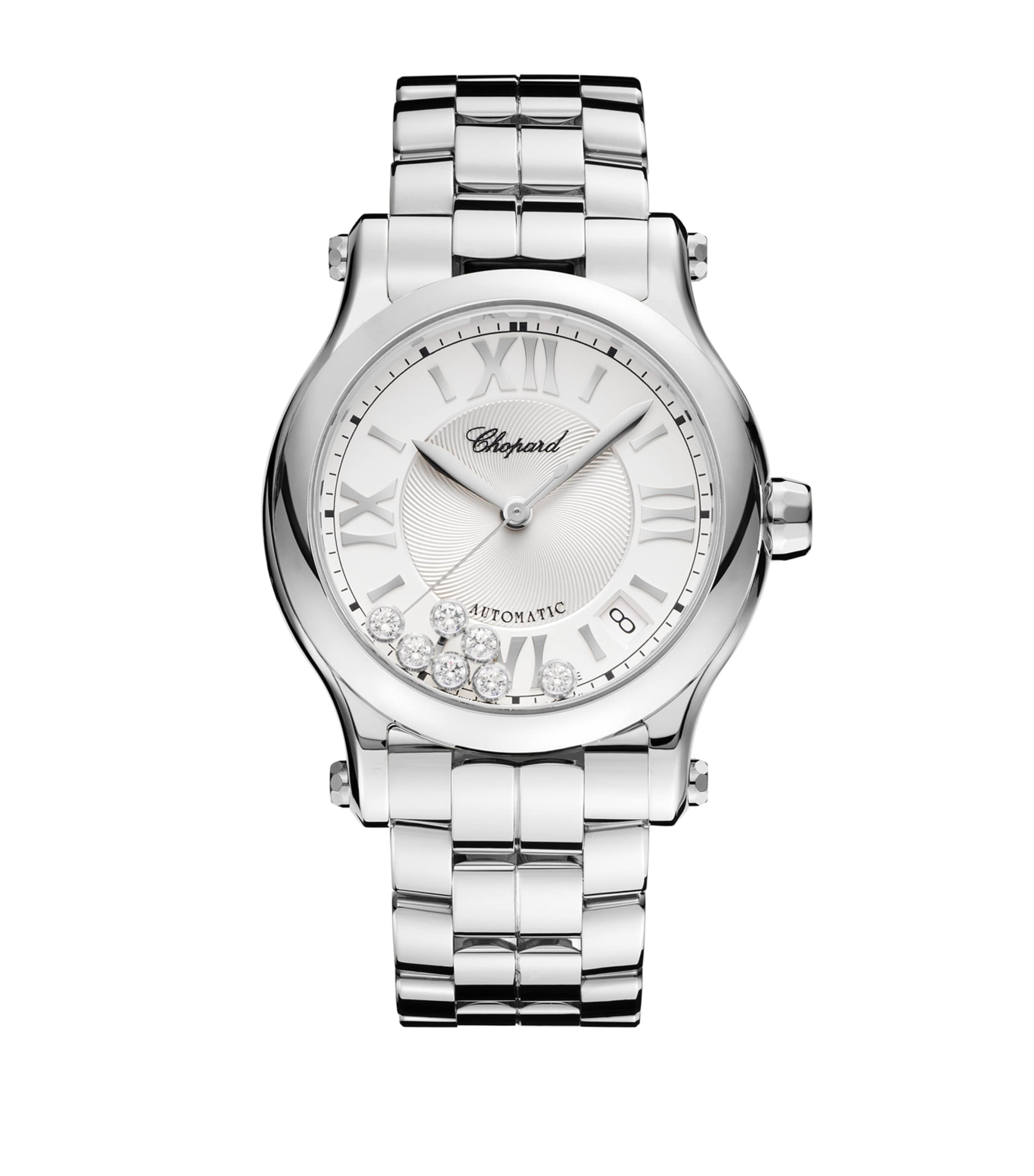 Chopard Stainless Steel Happy Sport Automatic Watch 36mm | Harrods UK