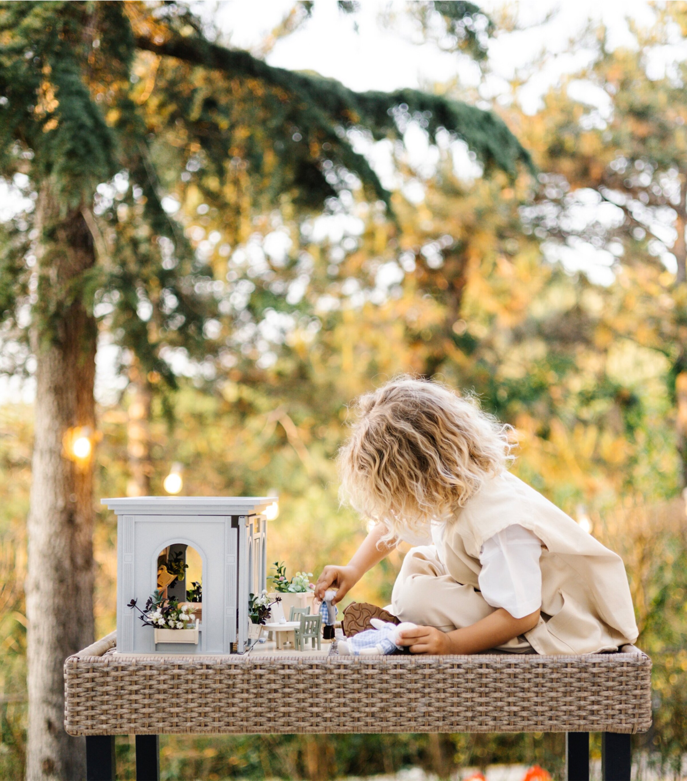 Little Forest Animals Flower Shop Dollhouse (40cm) | Harrods US