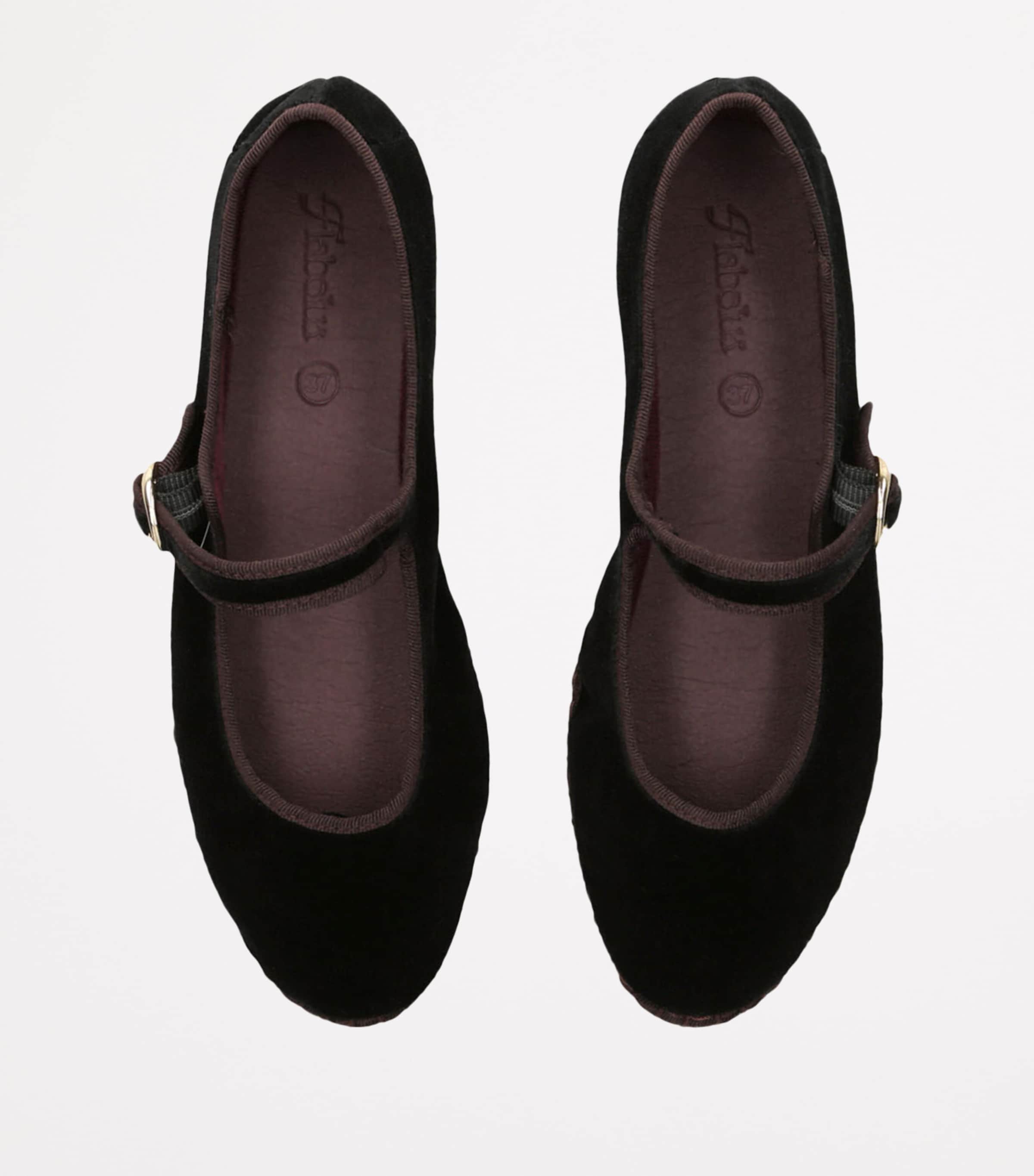 Flabelus Black Velvet Sethe Mary Janes | Harrods US