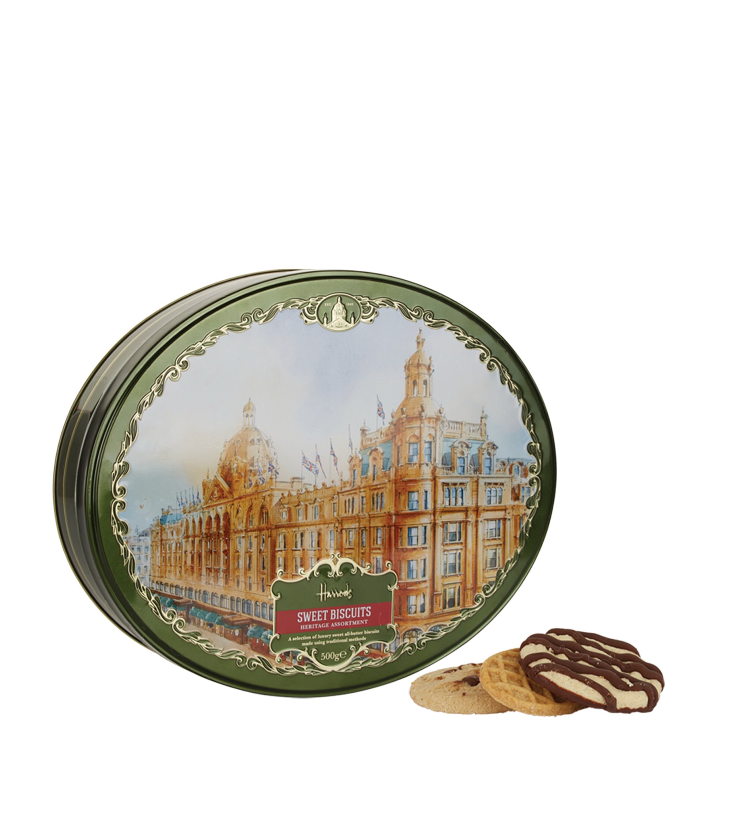 Harrods Heritage Assortment Sweet Biscuits (500G) | Harrods US