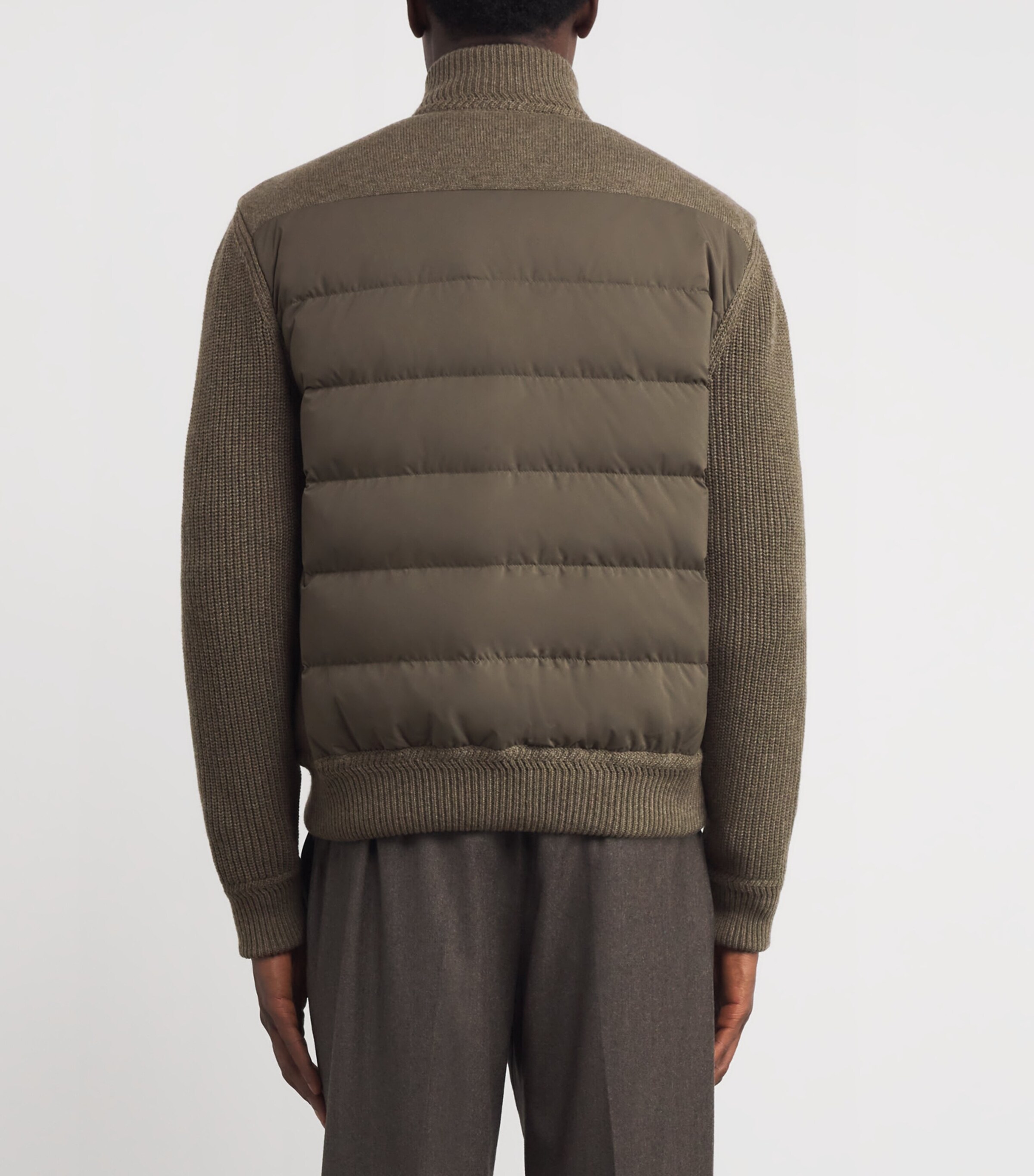 Ralph Lauren Purple Label Green Cashmere Down Jacket | Harrods US