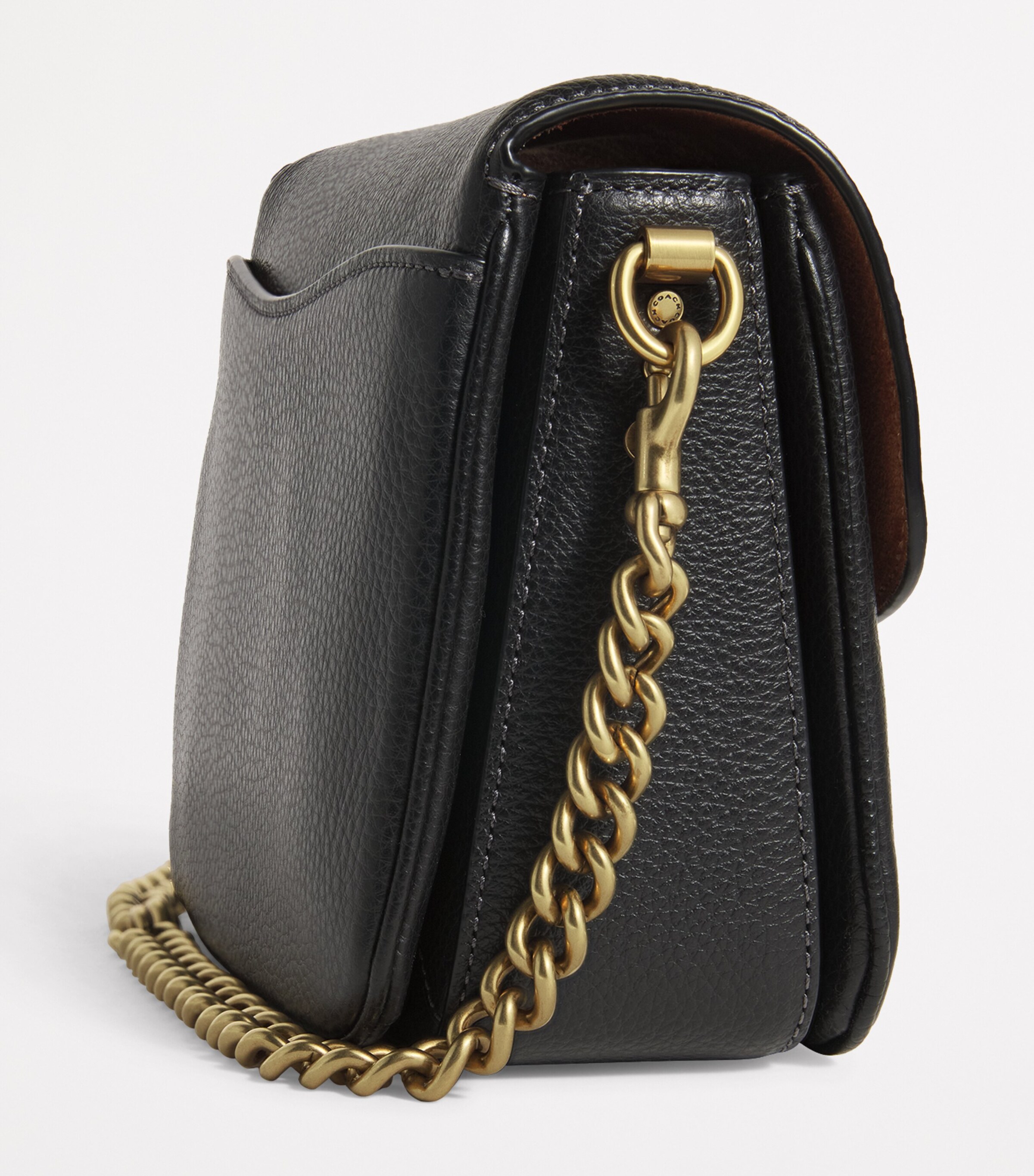 Coach Black Leather Cassie 19 Cross-Body Bag | Harrods US