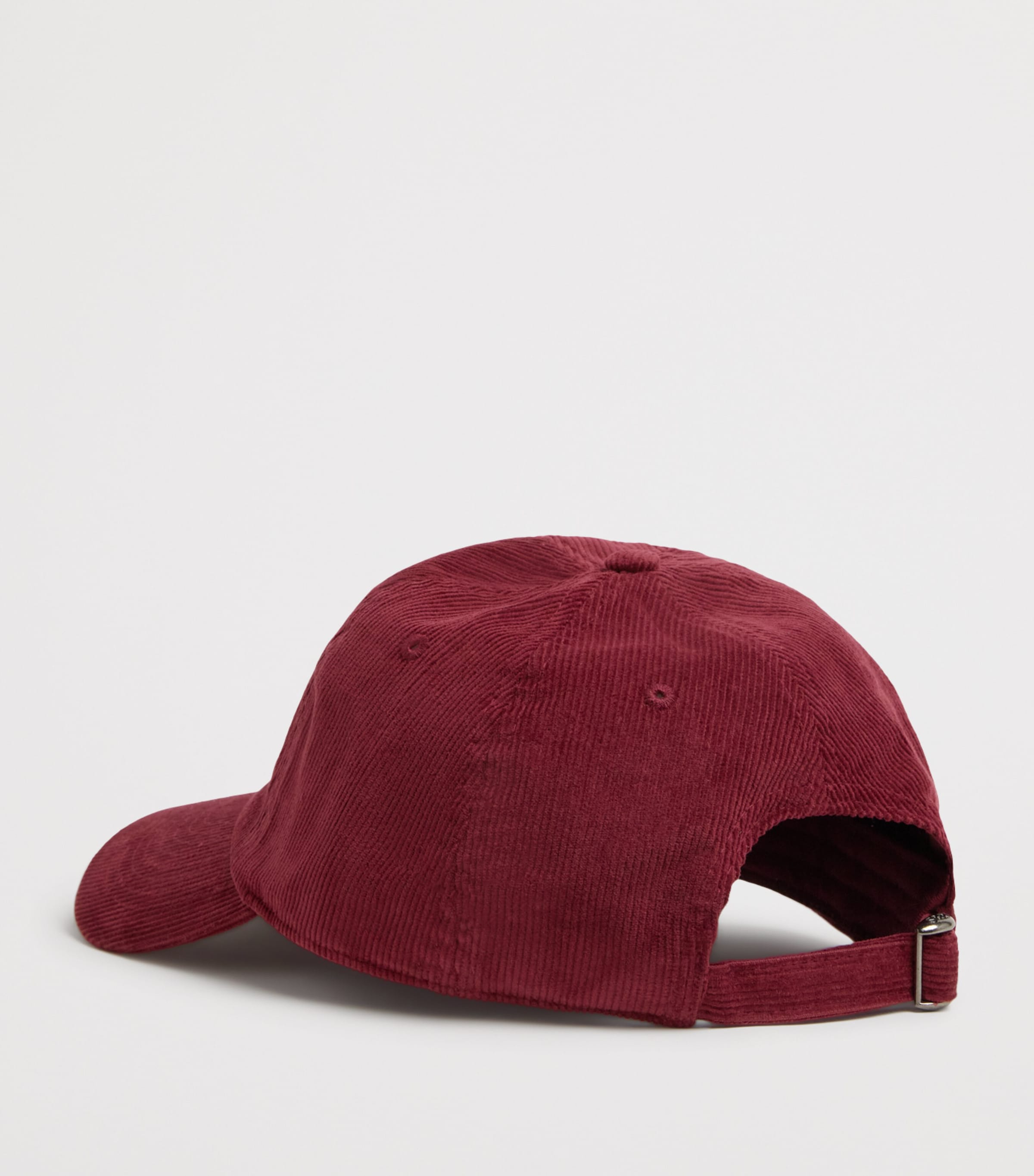 Sporty & Rich Burgundy Corduroy Soho Cap | Harrods AU