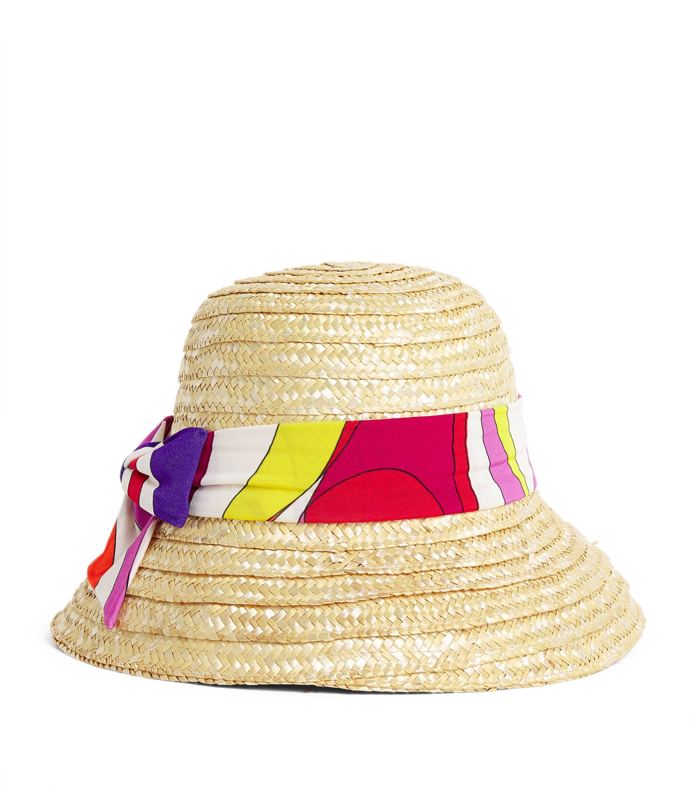 PUCCI Junior Woven Ribbon-Trim Hat | Harrods US