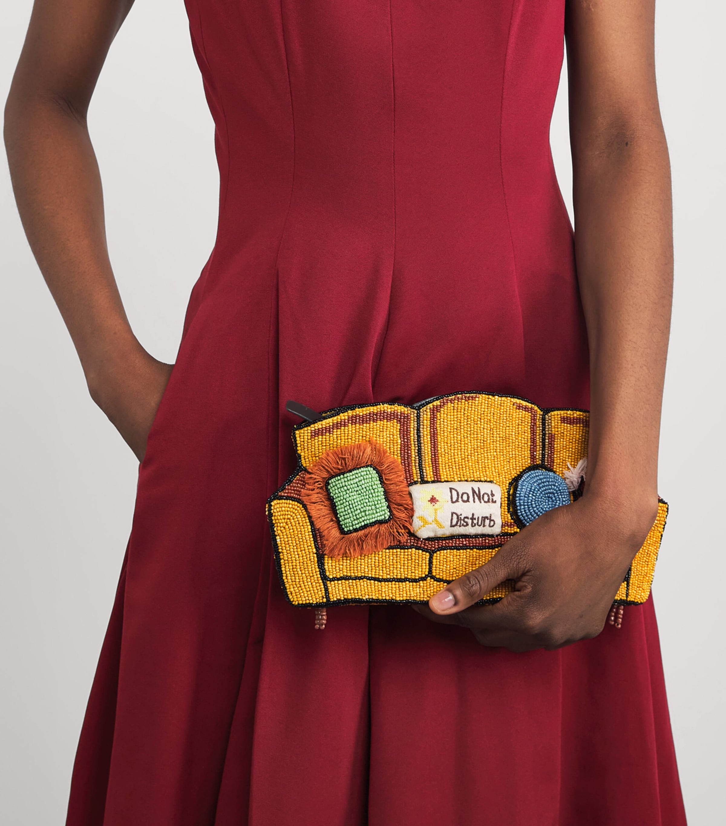 STAUD Red Cotton-Blend Joy Maxi Dress | Harrods CA