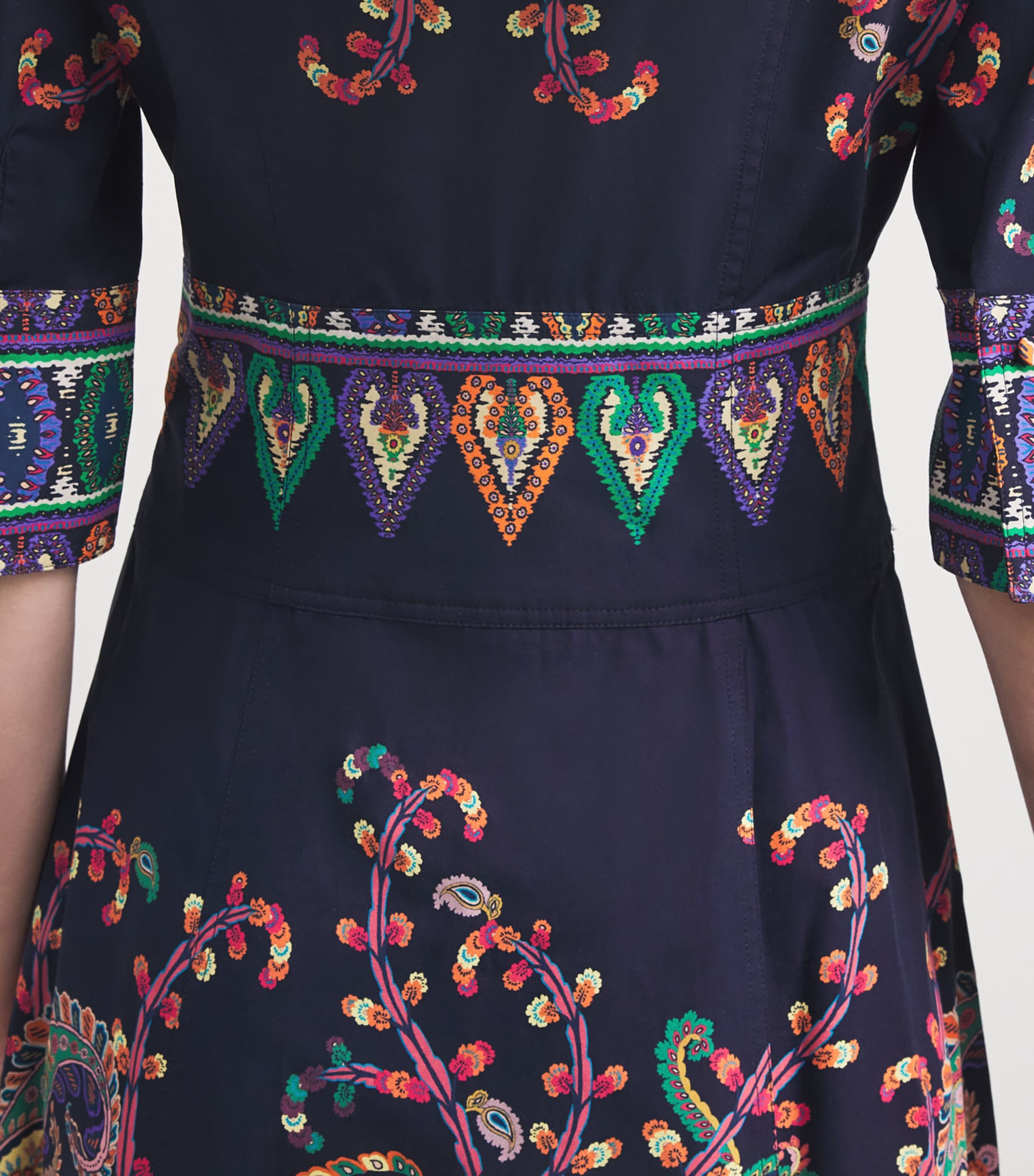 Etro Blue Cotton Paisley Maxi Dress | Harrods AU