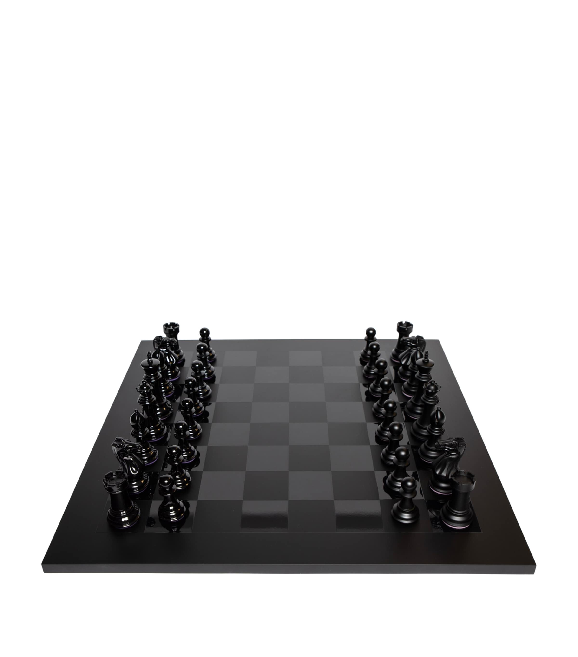Purling Midnight Match Chess Set | Harrods US