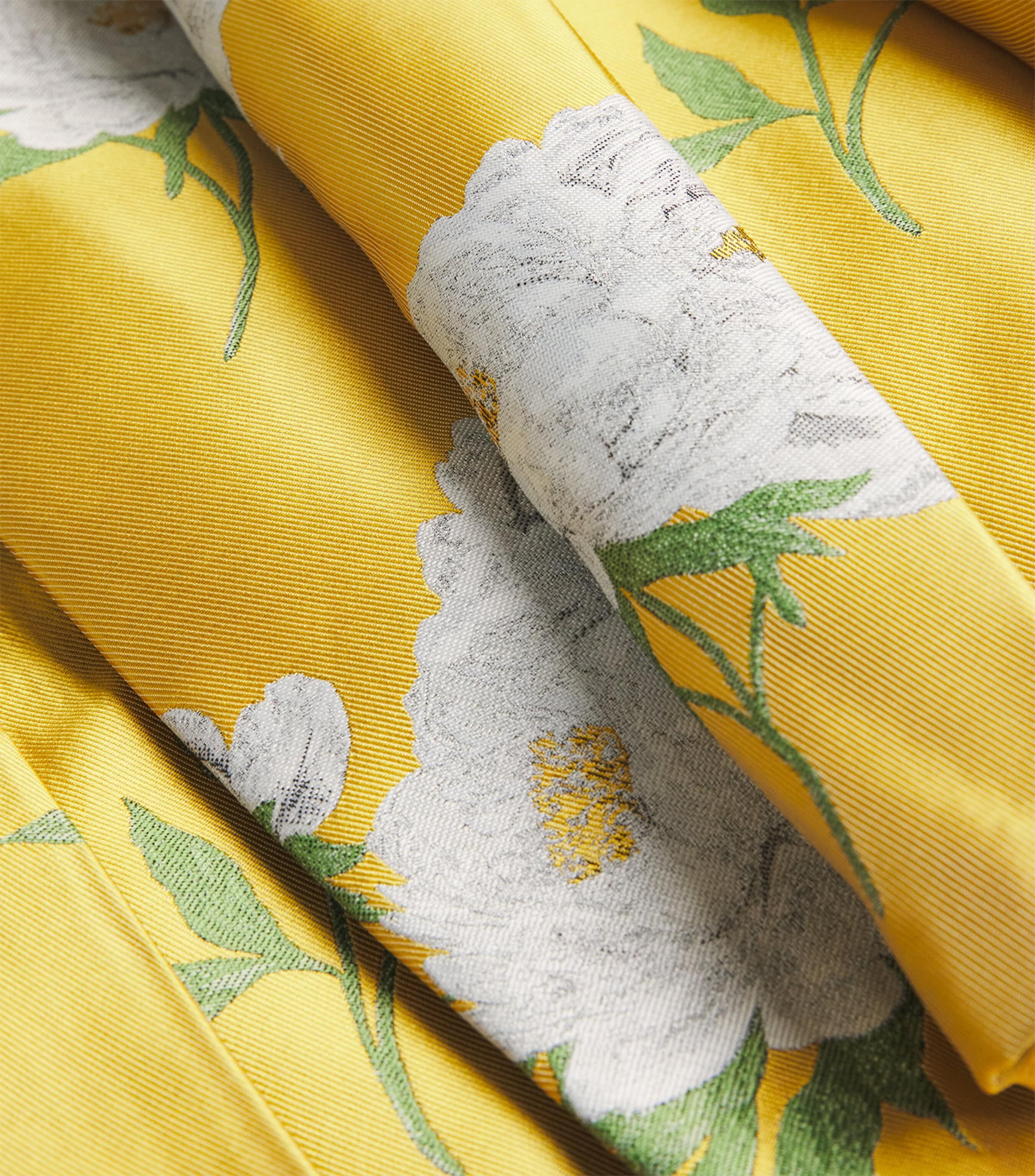 Alice+Olivia Yellow Pleated Isabelle Mini Dress | Harrods IN