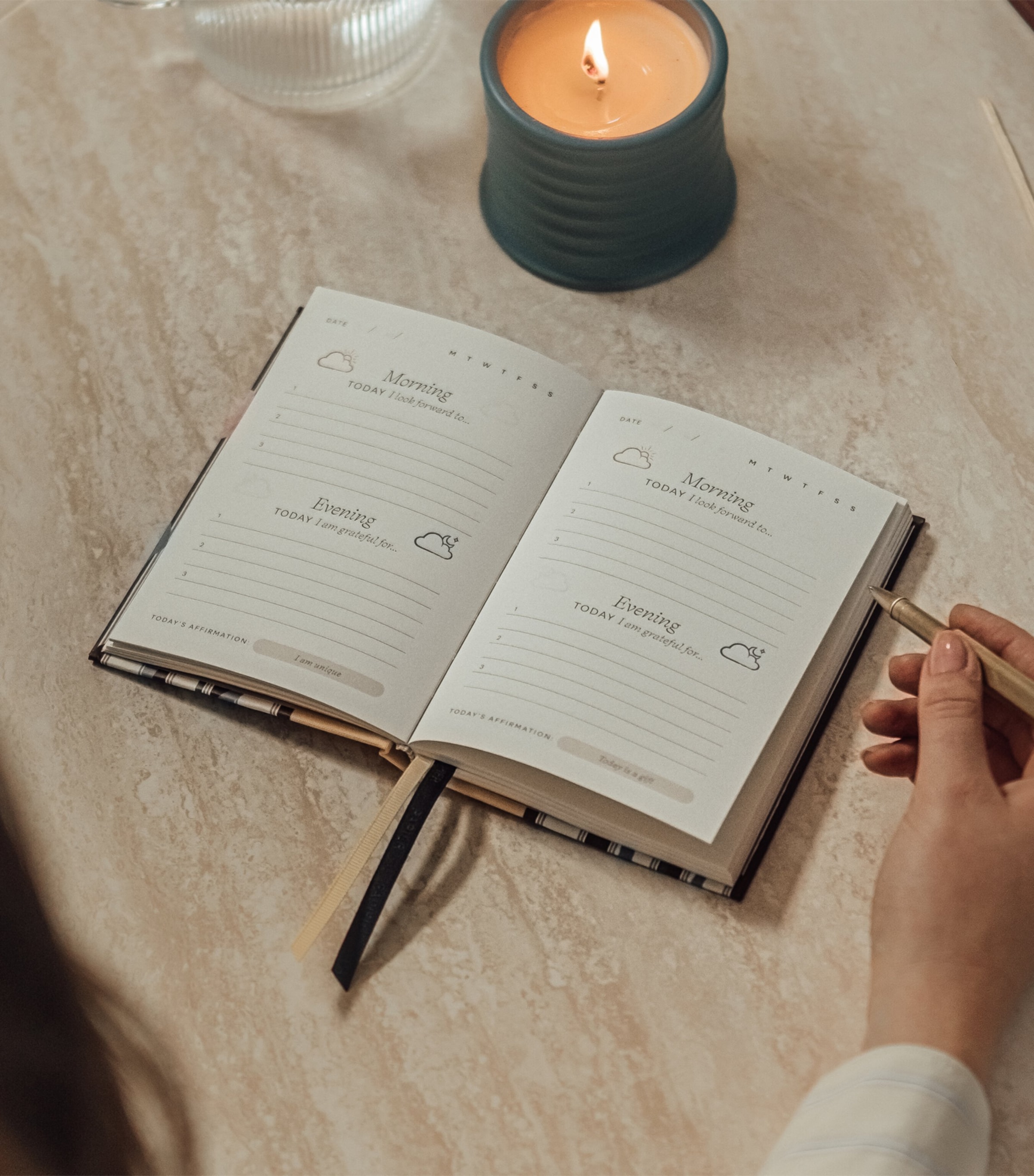 Papier Stripe Bouquet Gratitude Journal | Harrods UK