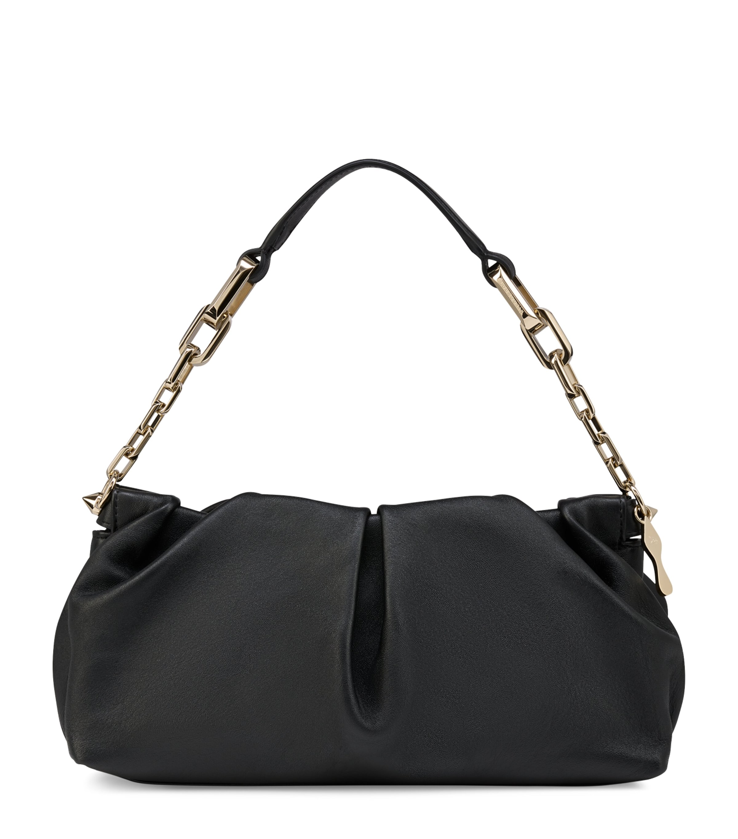 Christian Louboutin Black Eva Leather Shoulder Bag | Harrods UK