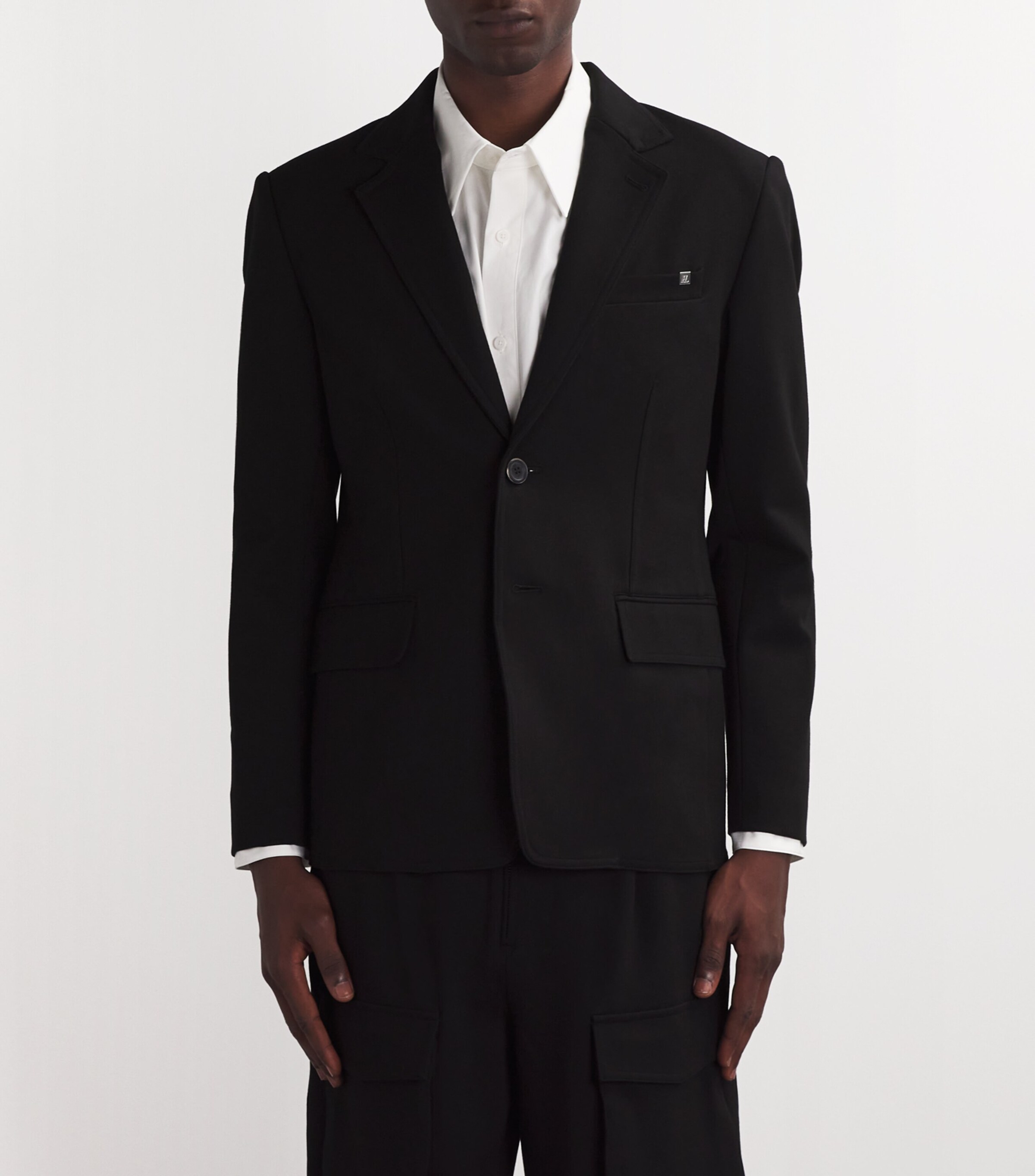 Helmut Lang Black Zip-Vent Classic Blazer | Harrods HK