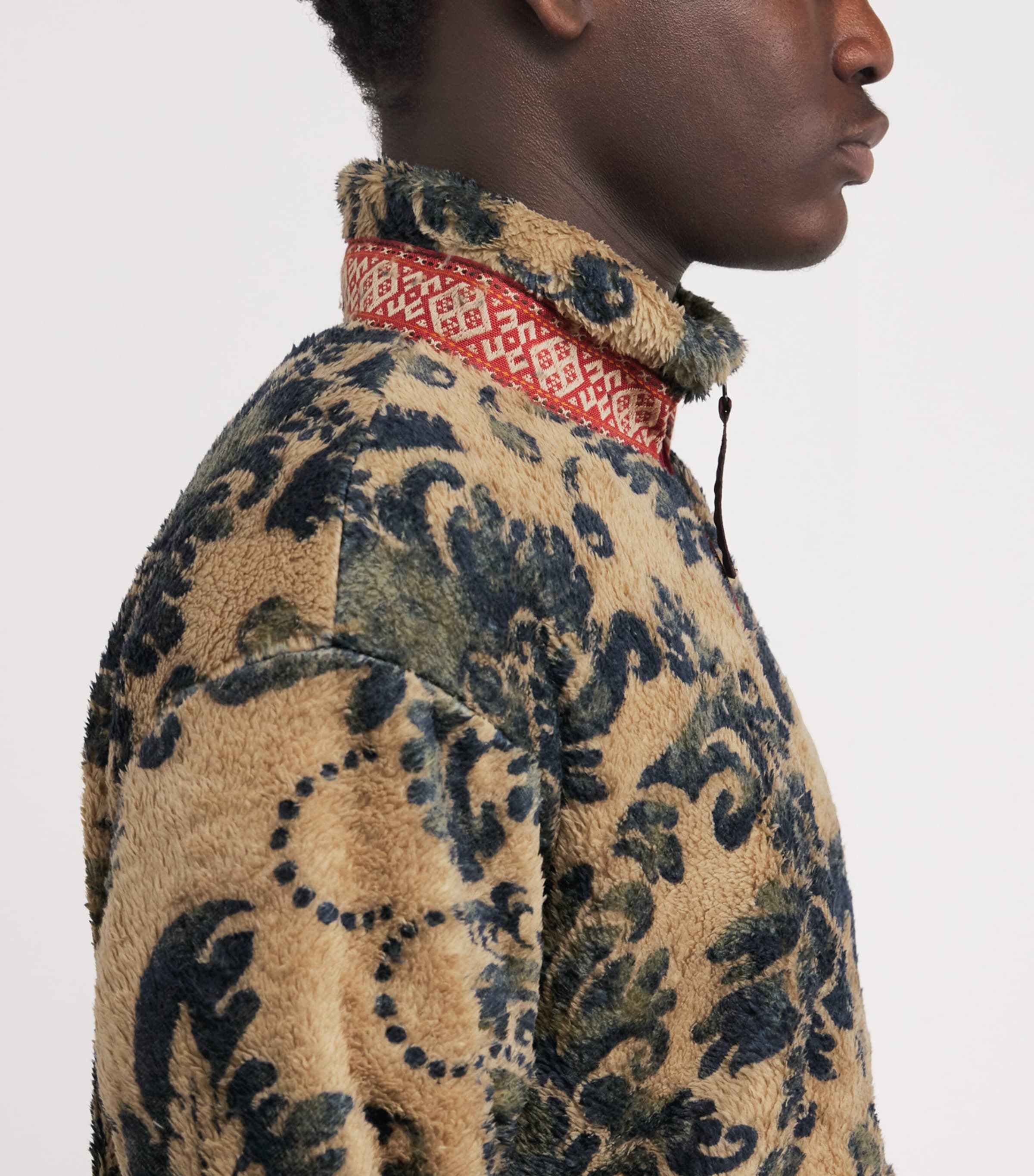 Kapital Beige Fleece Damask Jacket | Harrods US