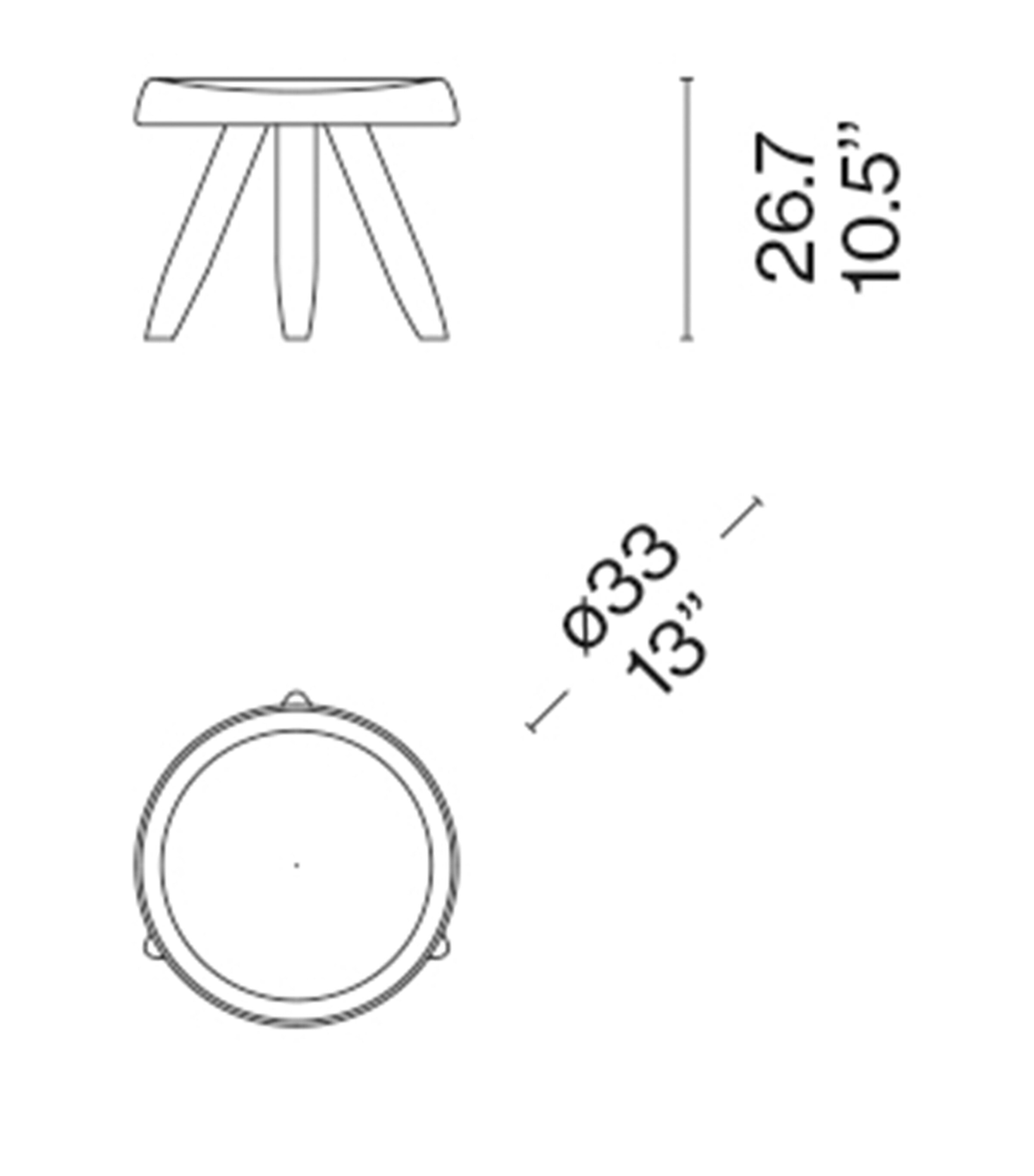 Cassina Beige Tabouret Berger Stool | Harrods UK