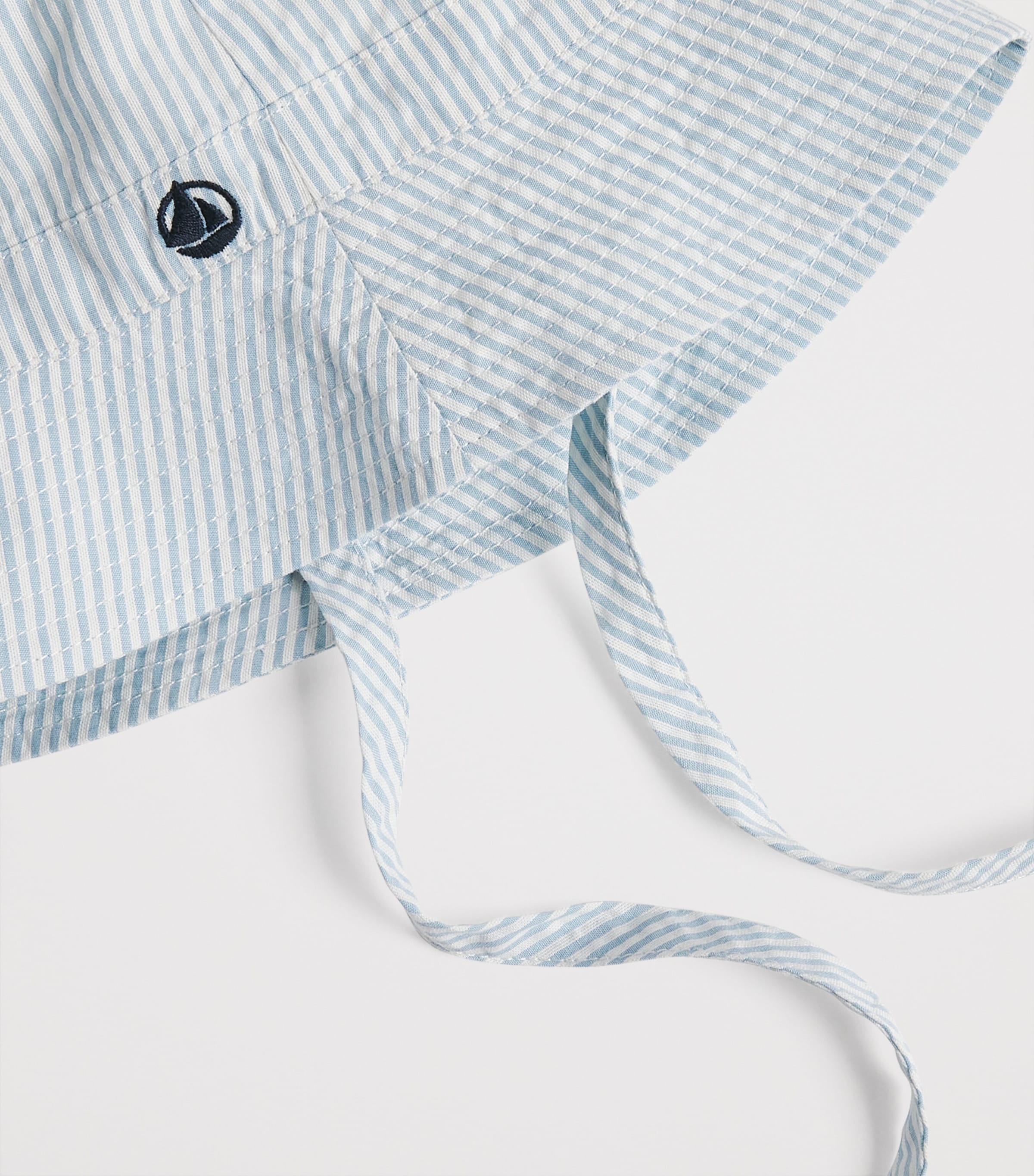 Petit Bateau Blue Cotton Stripe Sun Hat | Harrods UK