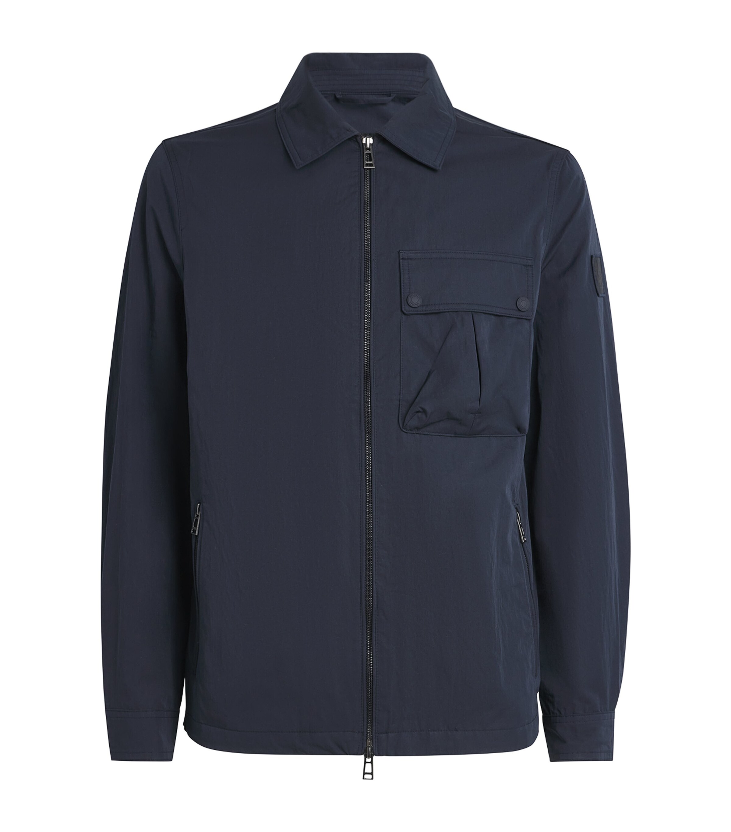 Belstaff Navy Water-Repellent Drome Overshirt | Harrods UK
