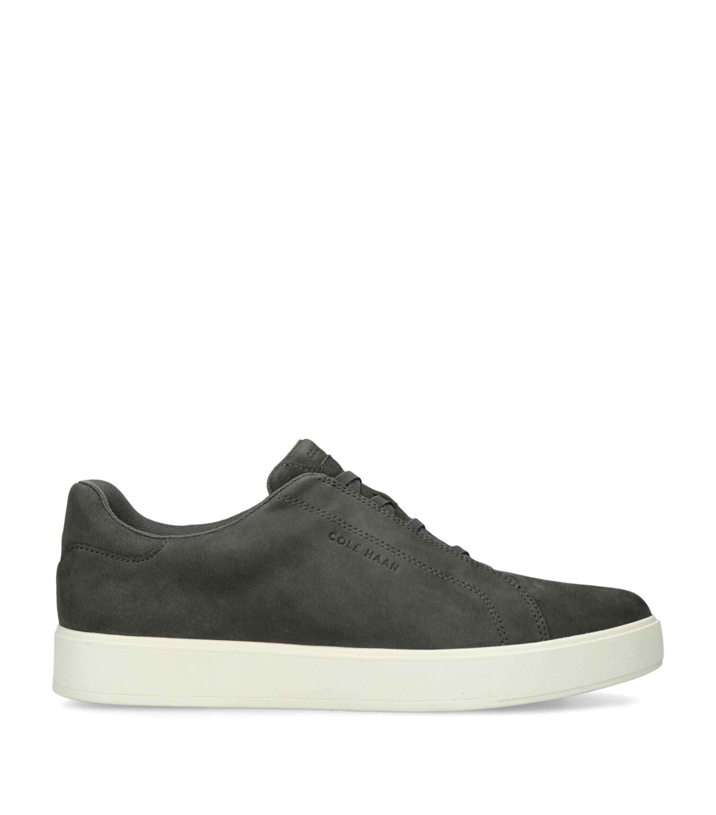 Cole Haan Grey Leather GrandPrø Luxe Slip-On Sneakers | Harrods UK