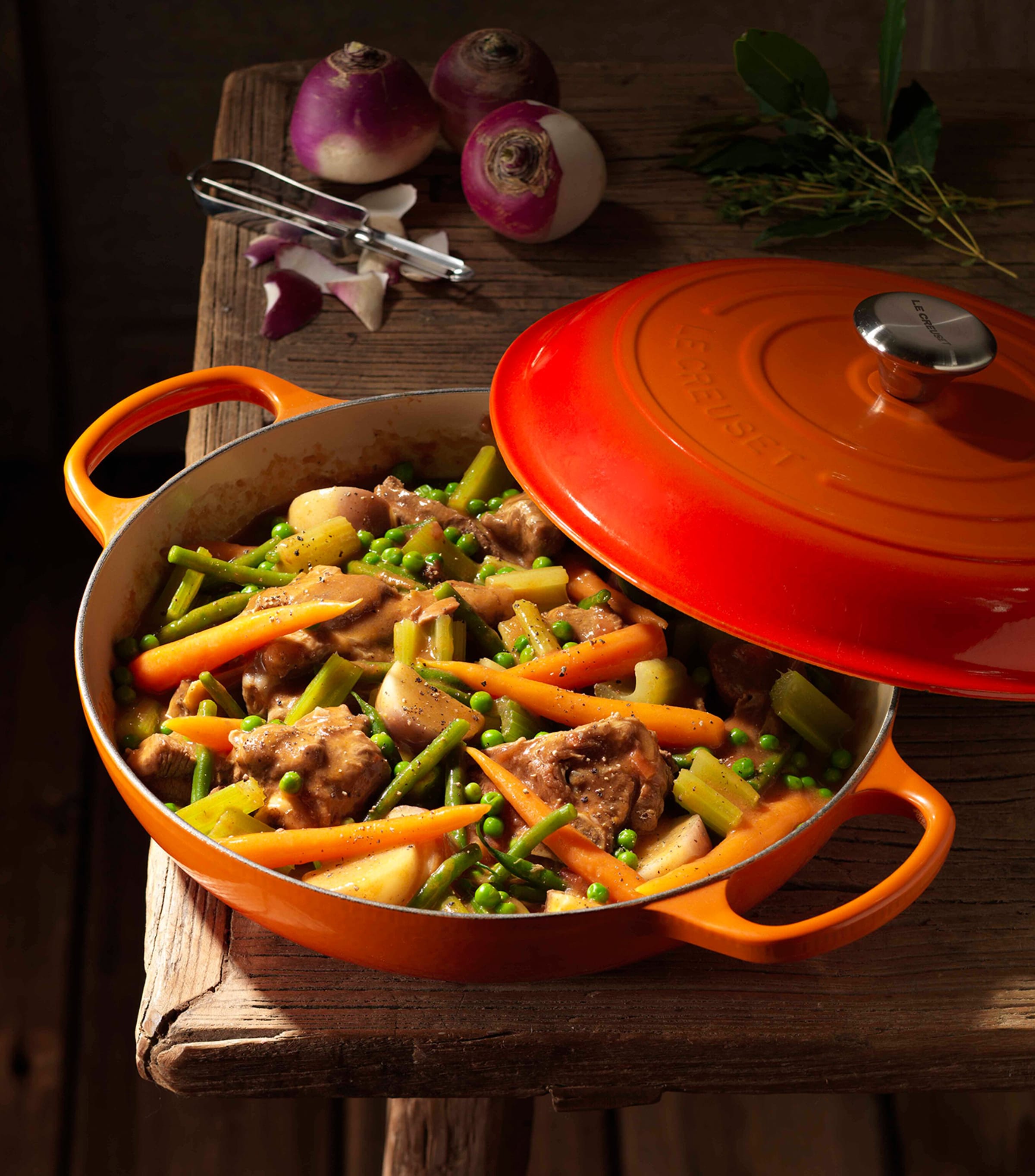 Le Creuset Cast Iron Shallow Casserole Dish (30cm) | Harrods UK