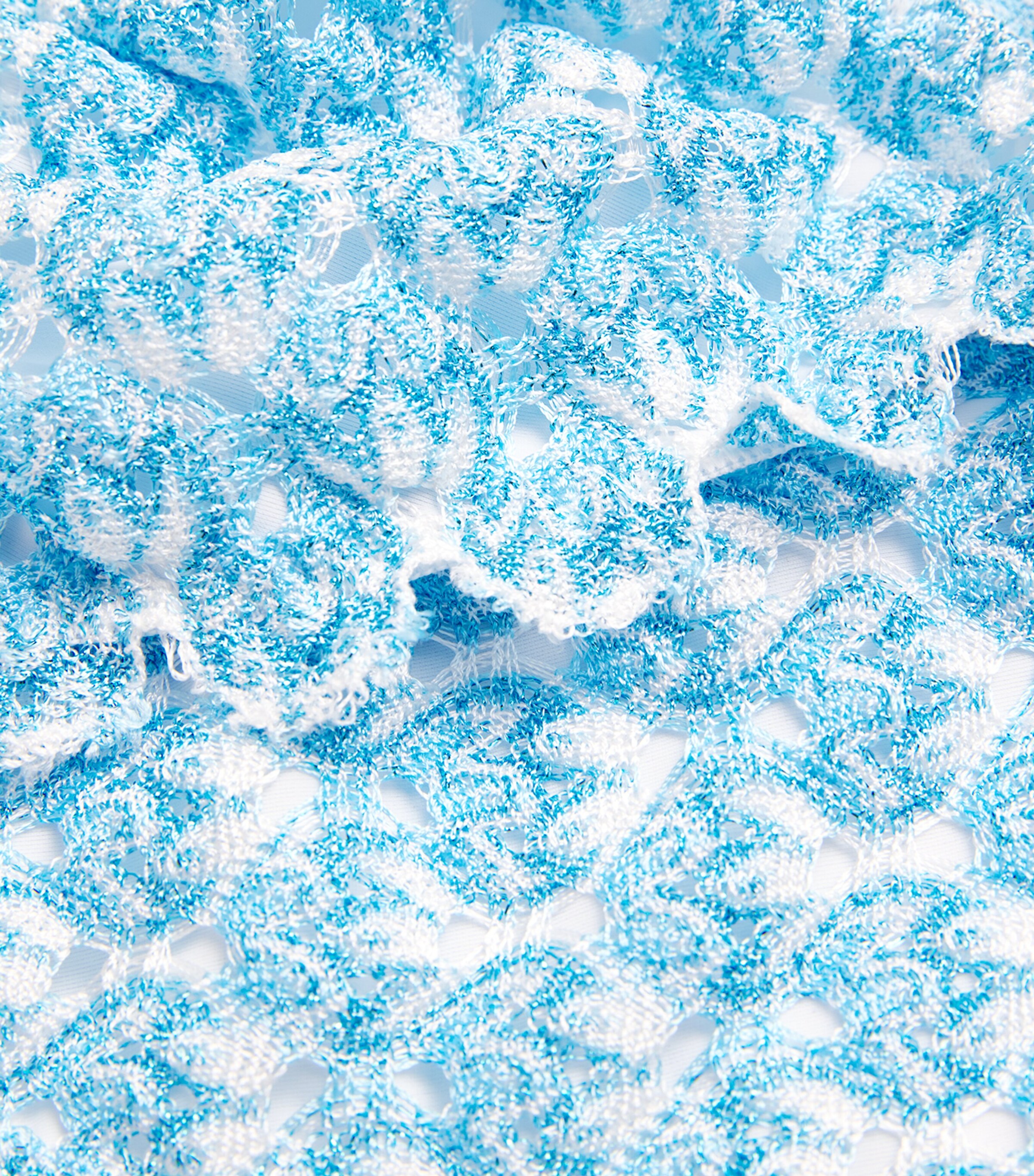 Missoni Blue Metallic Triangle Bikini | Harrods US