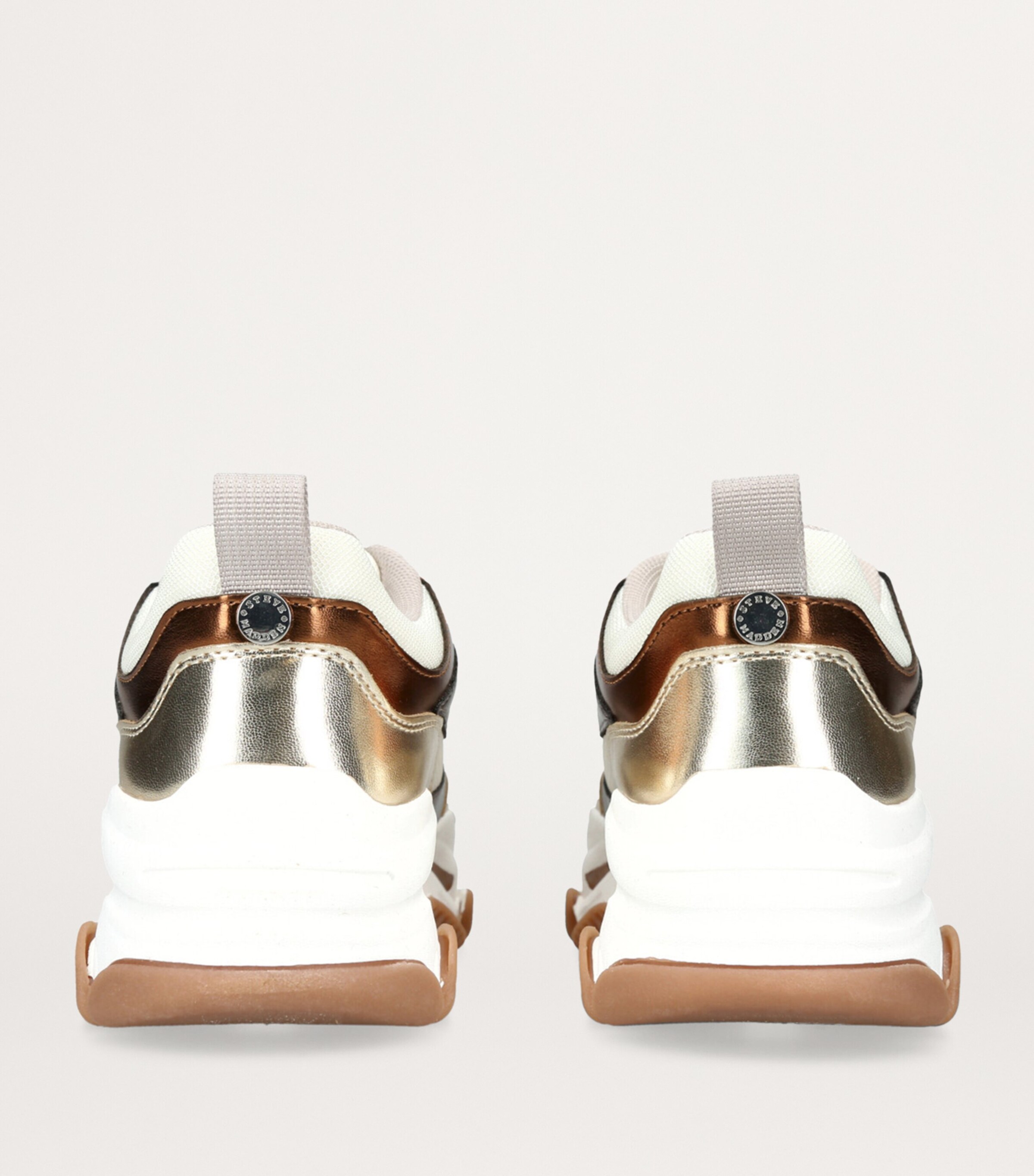 Steve Madden Grey Metallic Progressive Sneakers | Harrods UK