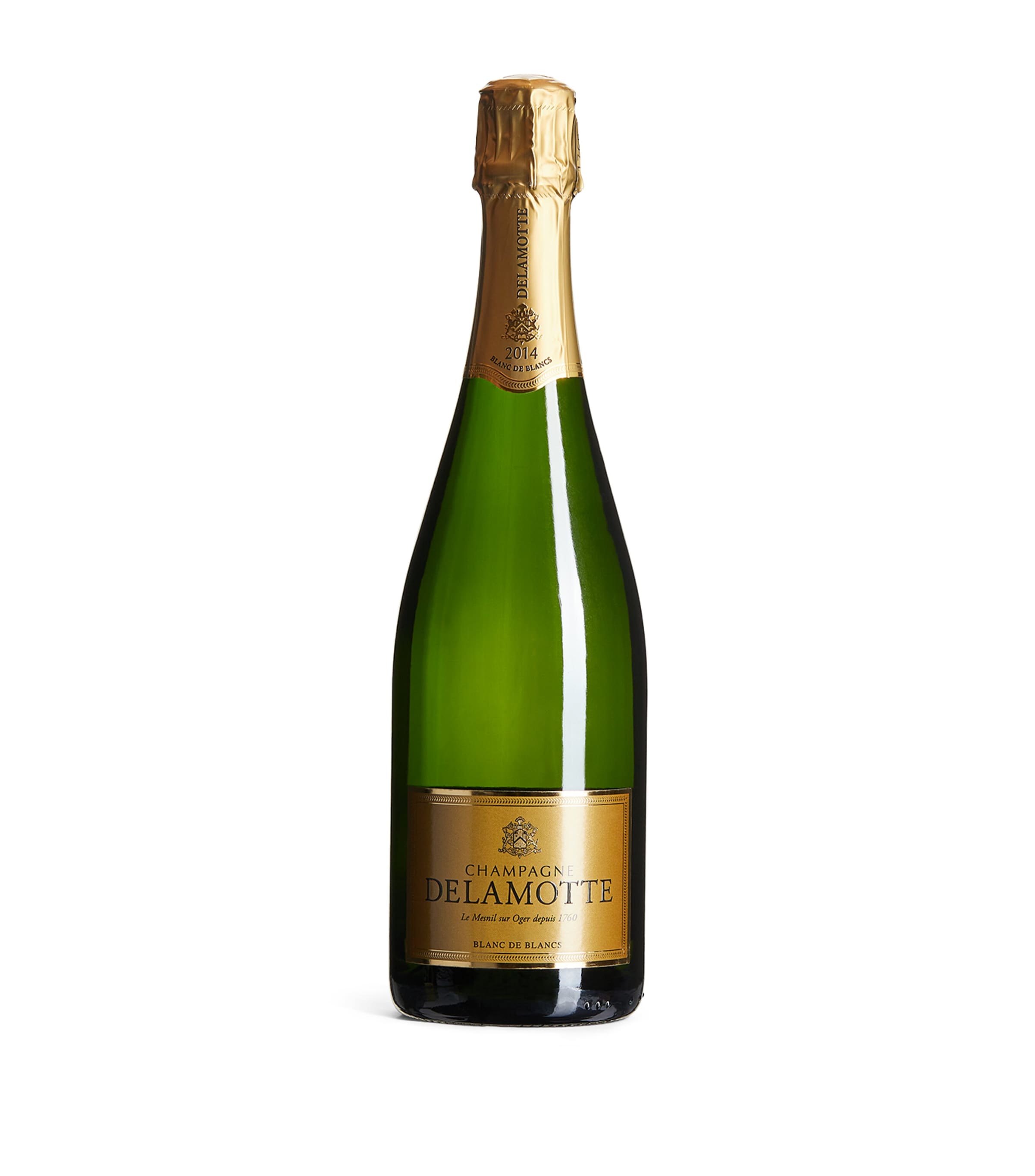 Delamotte White Blanc de Blancs Vintage Brut 2014 (75cl) - Champagne, France | Harrods US
