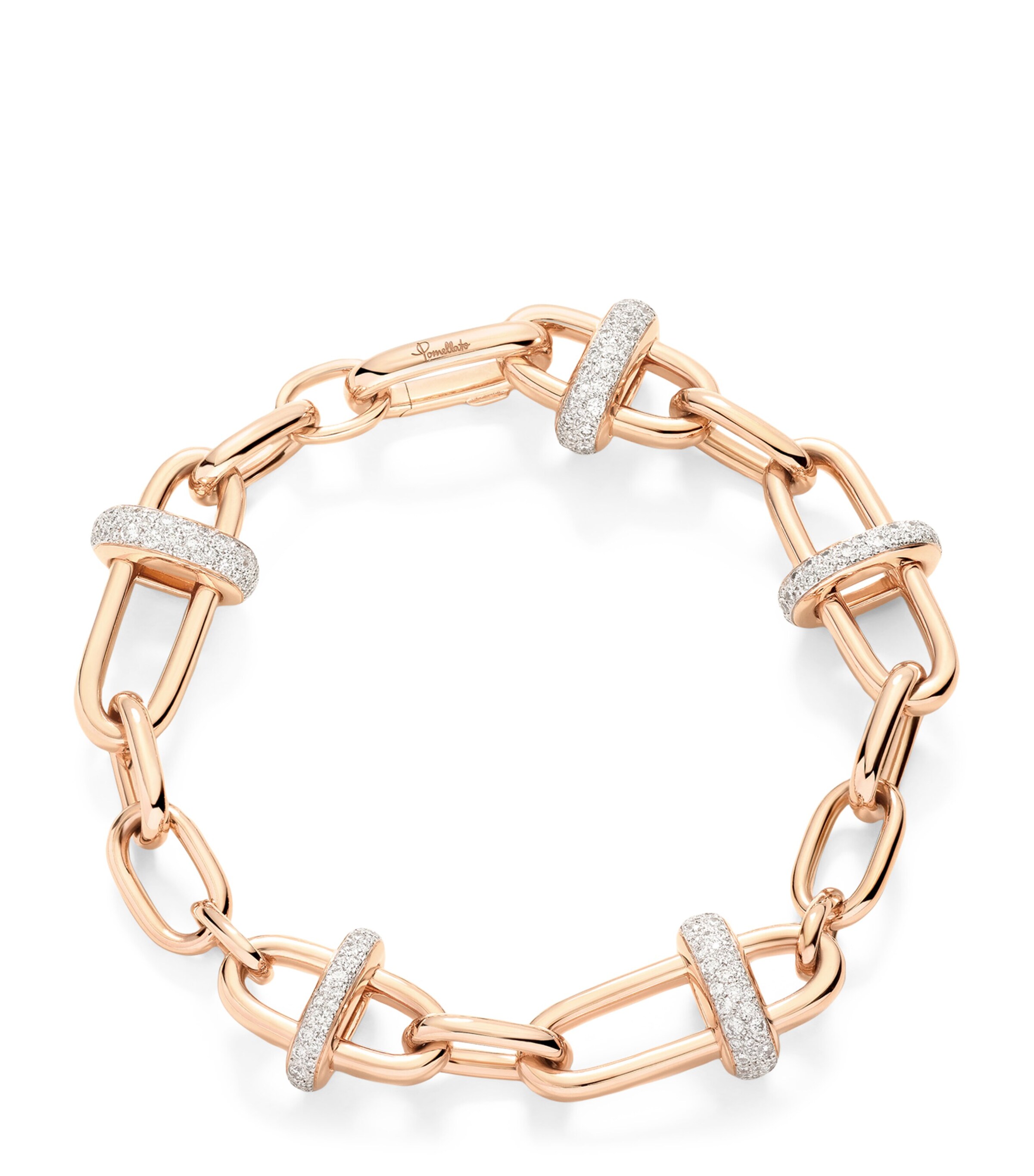 Pomellato Rose Gold and Diamond Iconica Bracelet | Harrods US