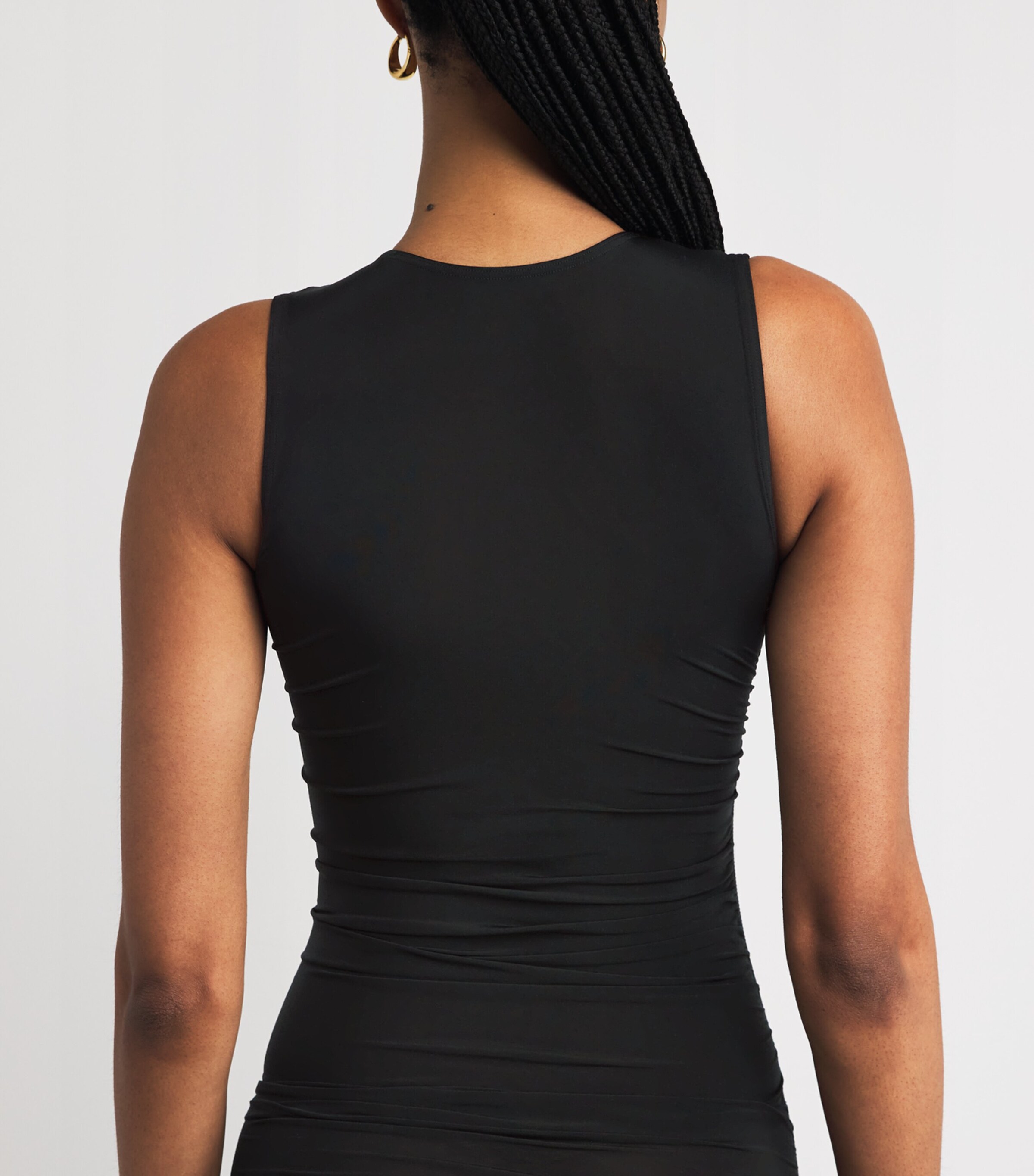 Wolford Black Sheer Midi Dress | Harrods HK