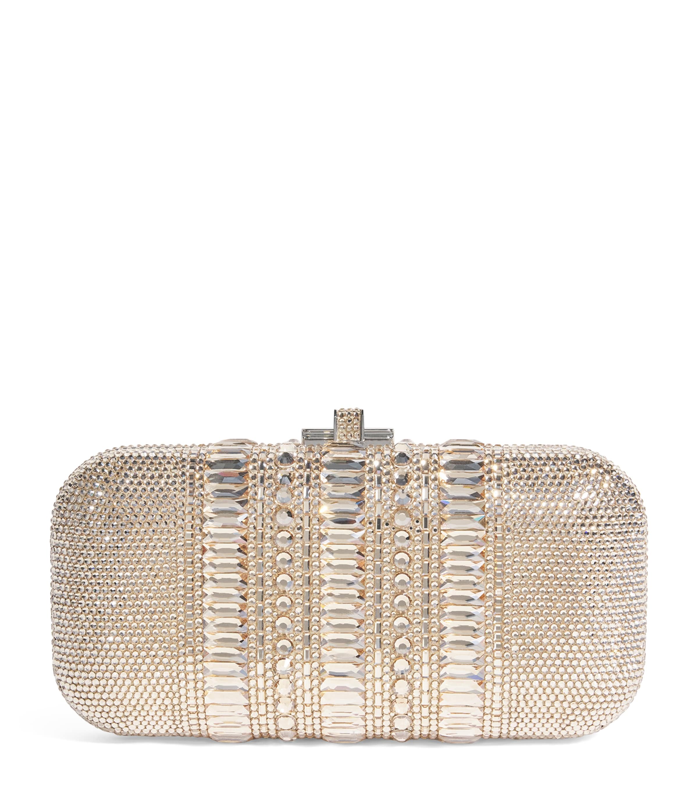 Judith Leiber Crystal-Embellished Long Slide Clutch Bag | Harrods CN
