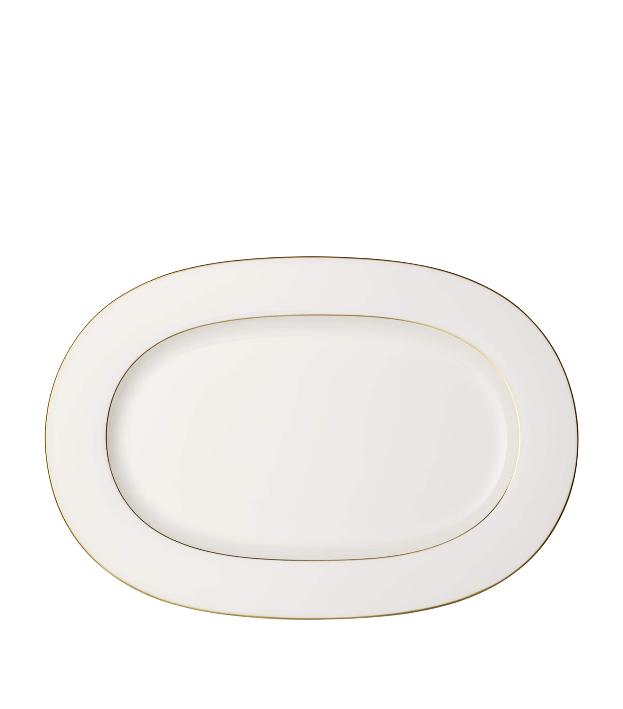Villeroy & Boch Anmut Gold Oval Platter (41cm) | Harrods UK