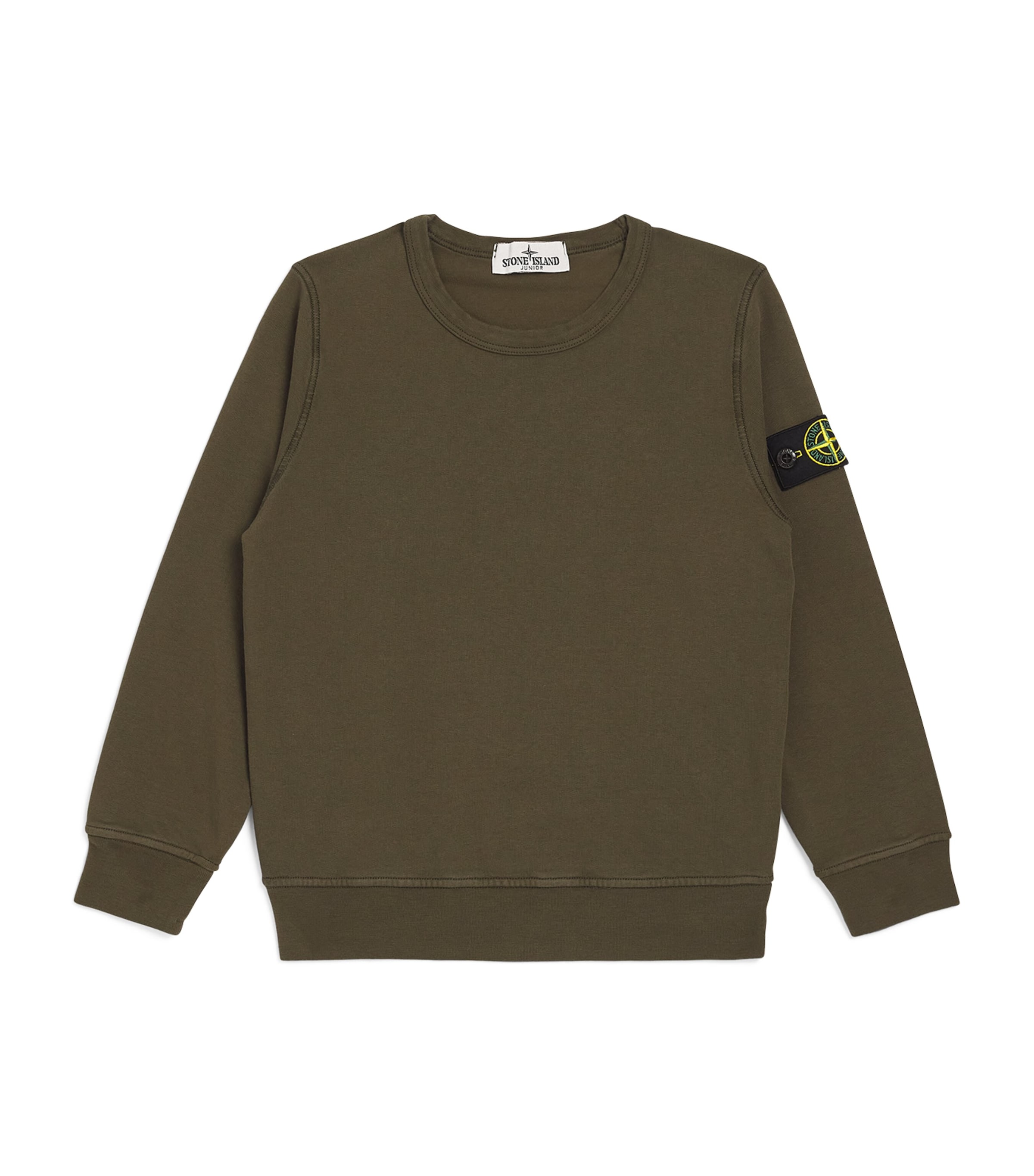 Stone Island Junior Cotton Logo-Patch Sweatshirt (4-14 Years) | Harrods US