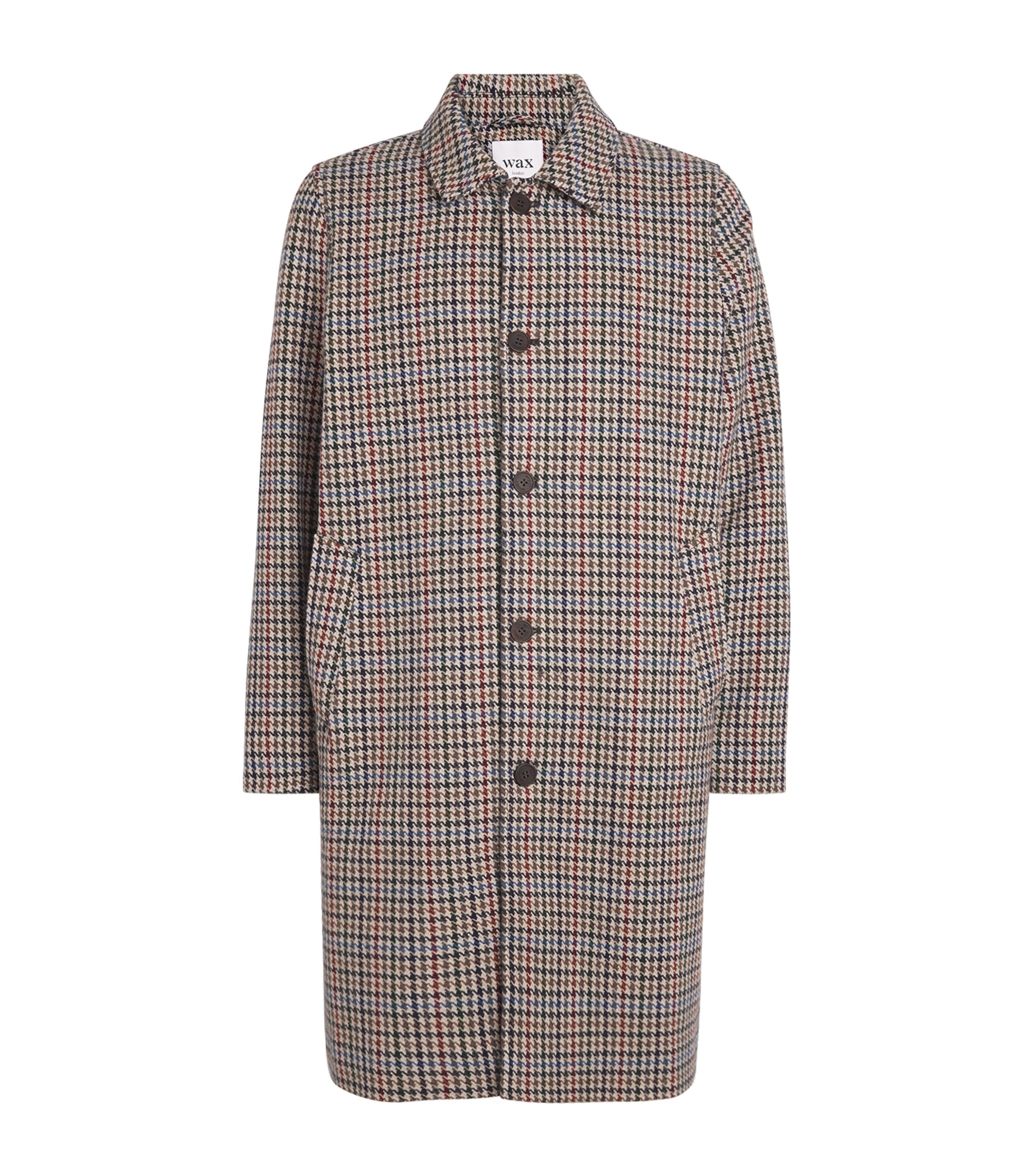 Wax London Multi Houndstooth Overcoat | Harrods HK