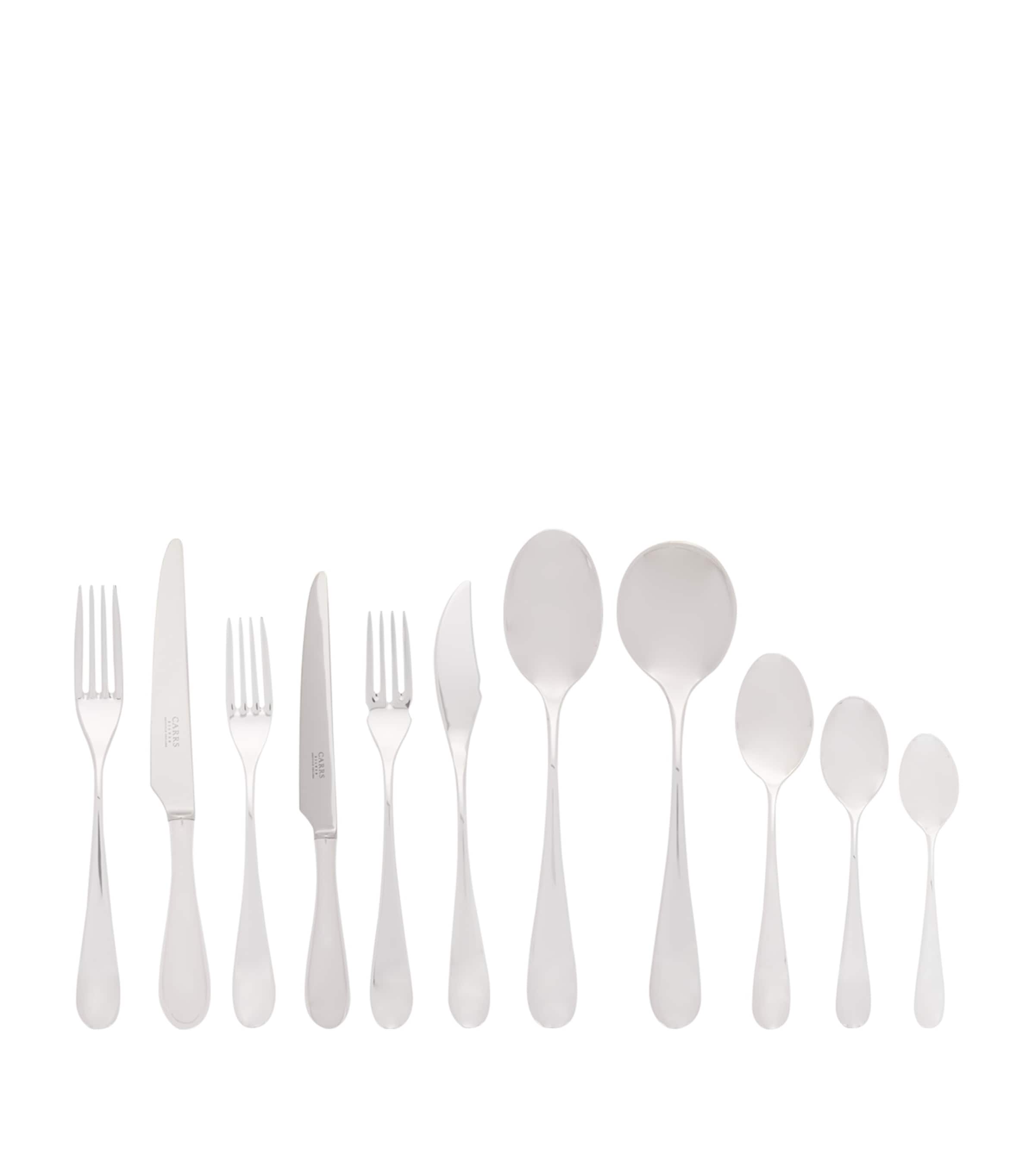 Carrs Silver Vision Silver Plated 60-Piece Cutlery Set | Harrods UK