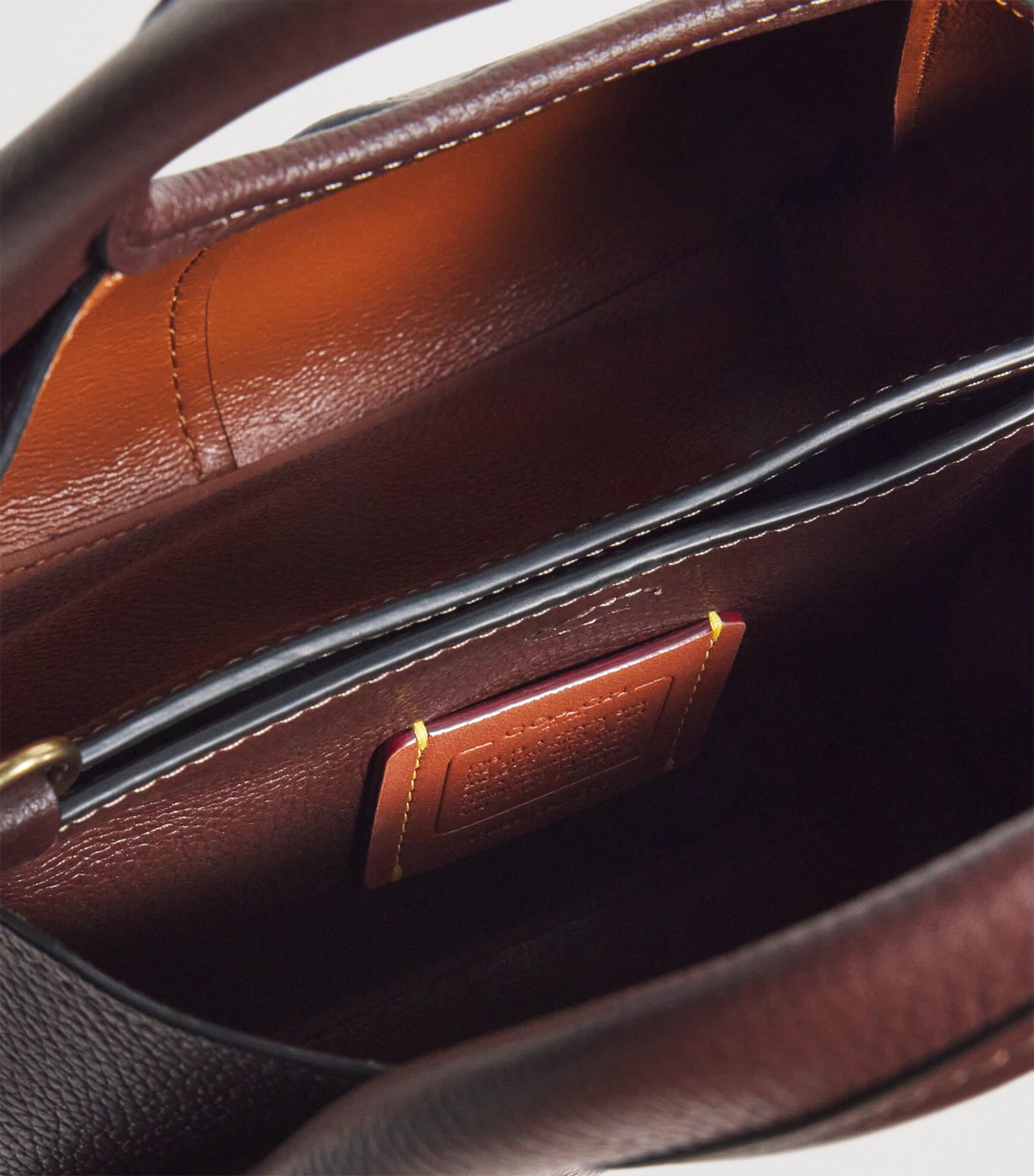 Coach Brown Leather Lana Shoulder Bag | Harrods UK