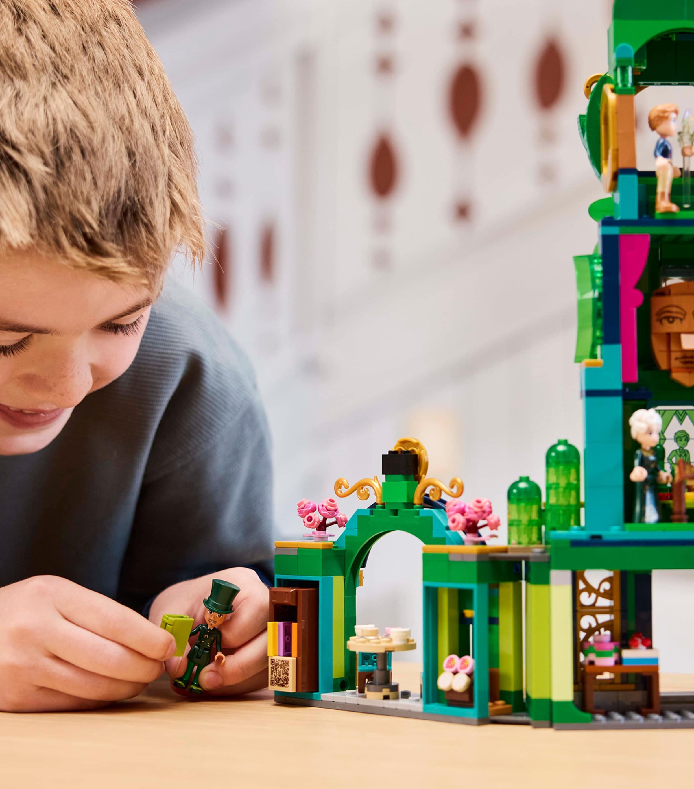 Lego x Wicked Welcome to Emerald City Set 75684 | Harrods UK