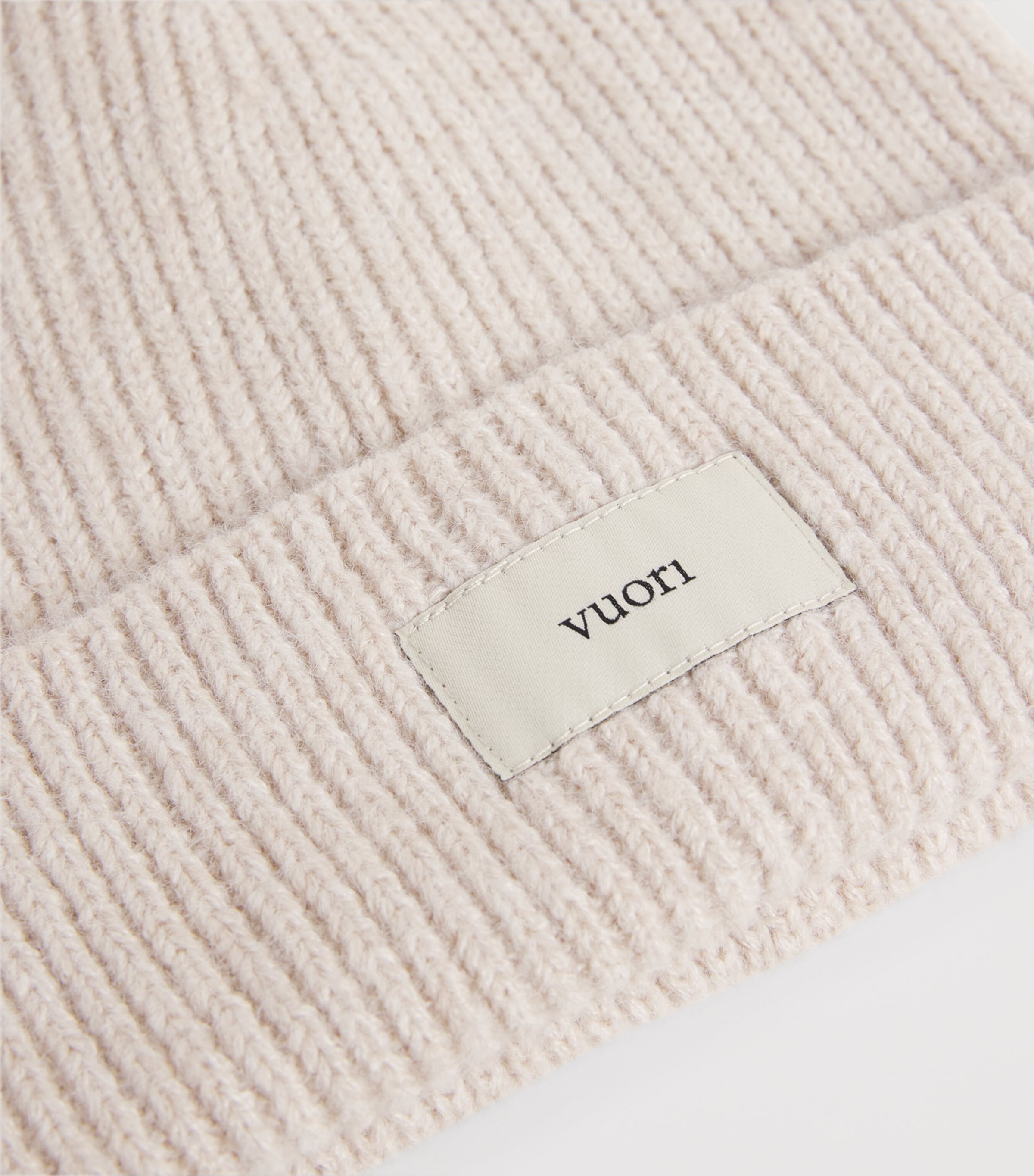 VUORI Rib-Knit Label Beanie | Harrods SG