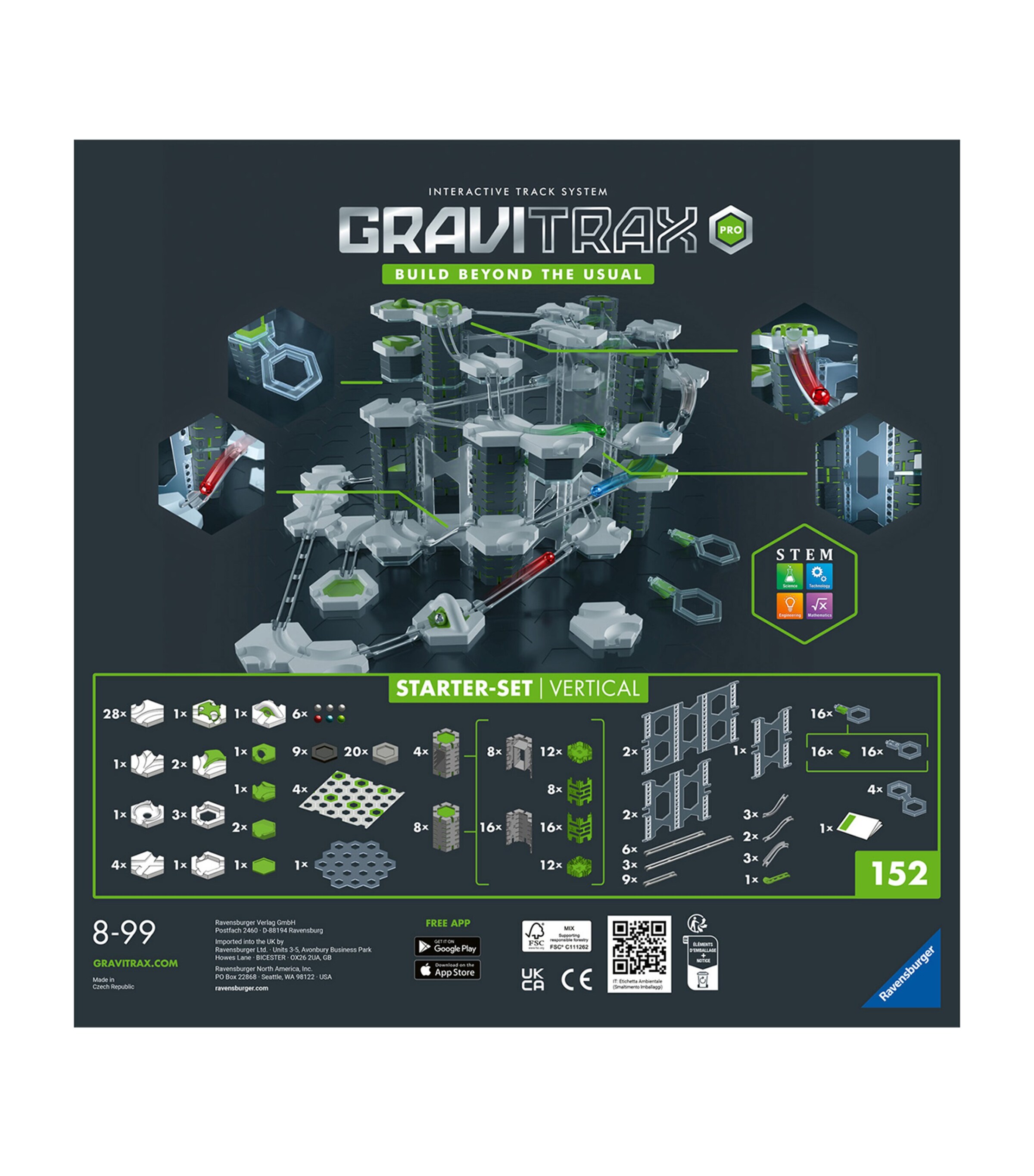 Gravitrax GraviTrax PRO Starter Set Vertical 23 | Harrods UK