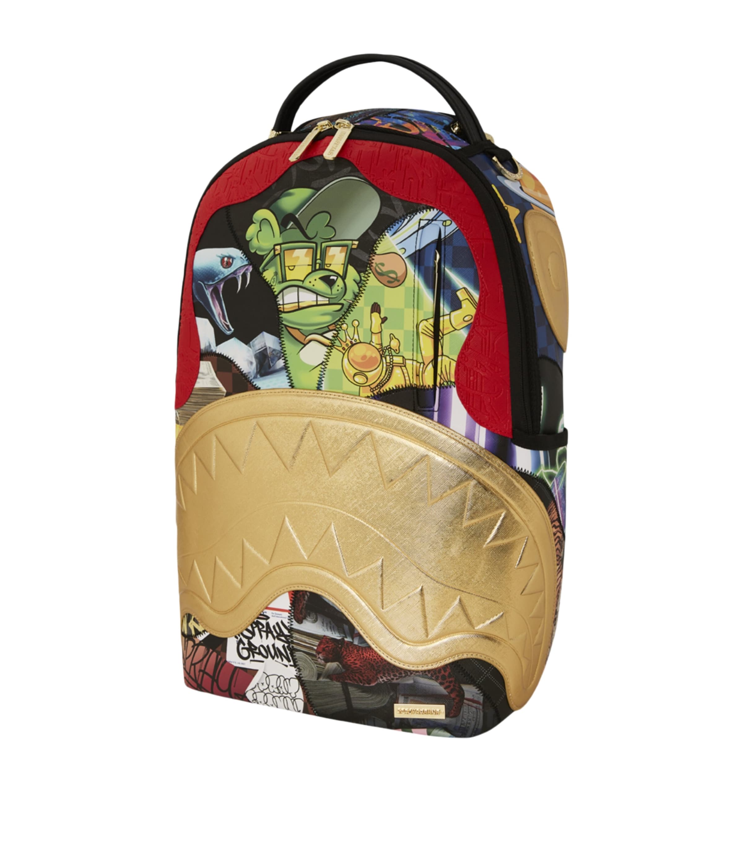 Sprayground Gold 15-Year Anniversary Golden Backpack | Harrods CA