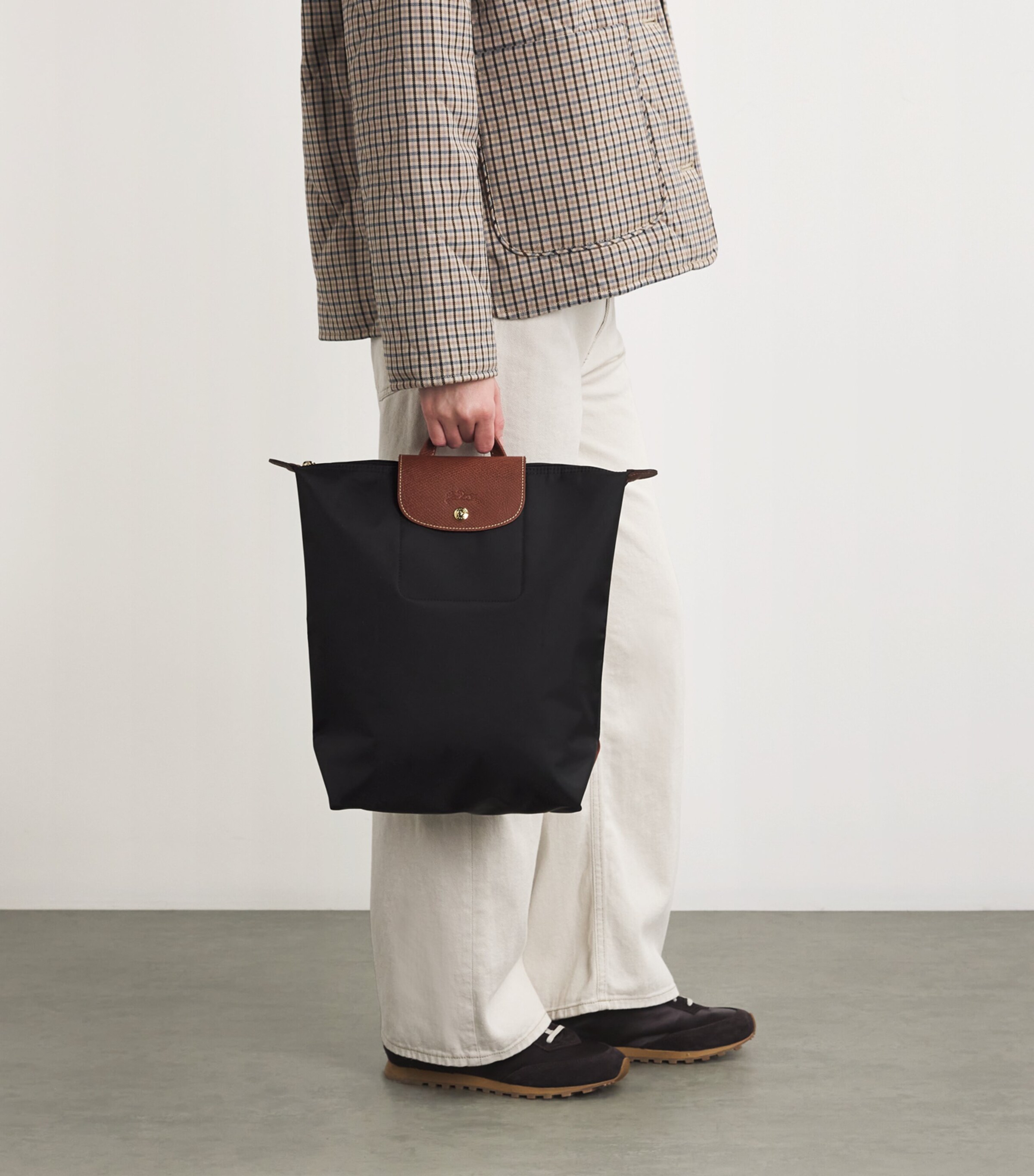 Longchamp Black Medium Le Pliage Original Backpack | Harrods UK