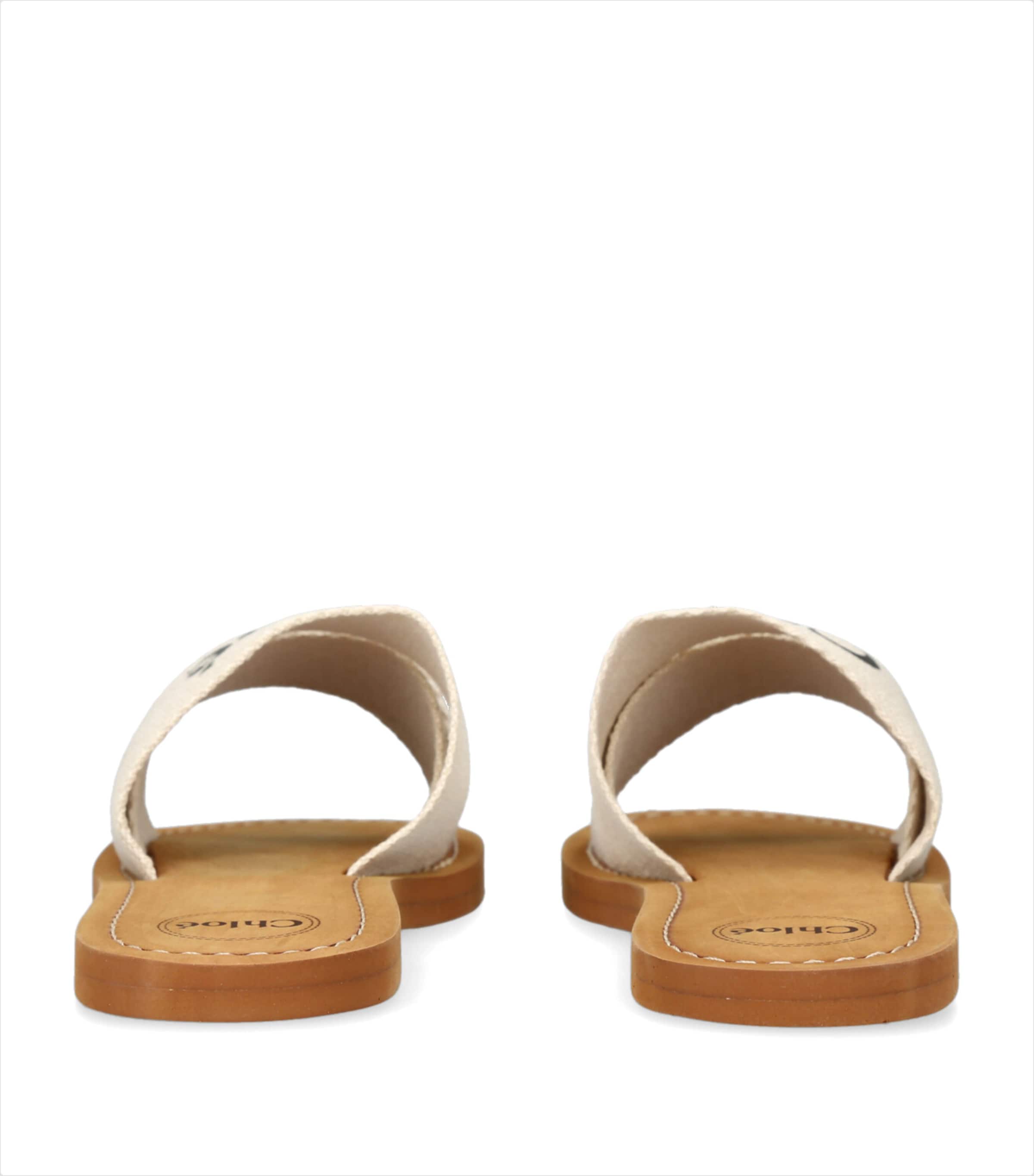 Chloé Kids White Logo Aqua Slides | Harrods UK