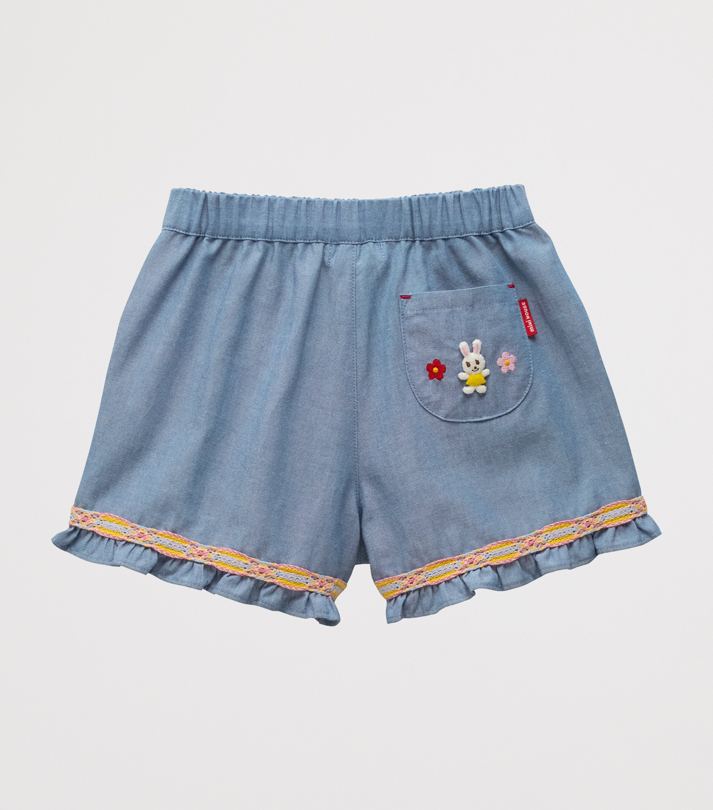 Miki House Blue Cotton Usako Shorts (2-7 Years) | Harrods UK