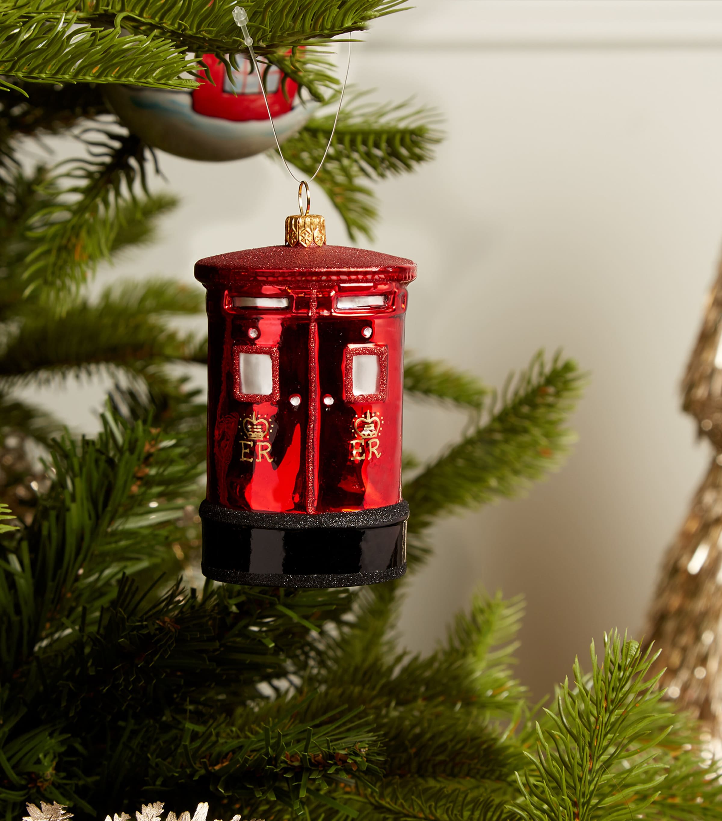 Harrods Royal Mail Letter Box Tree Decoration | Harrods GR