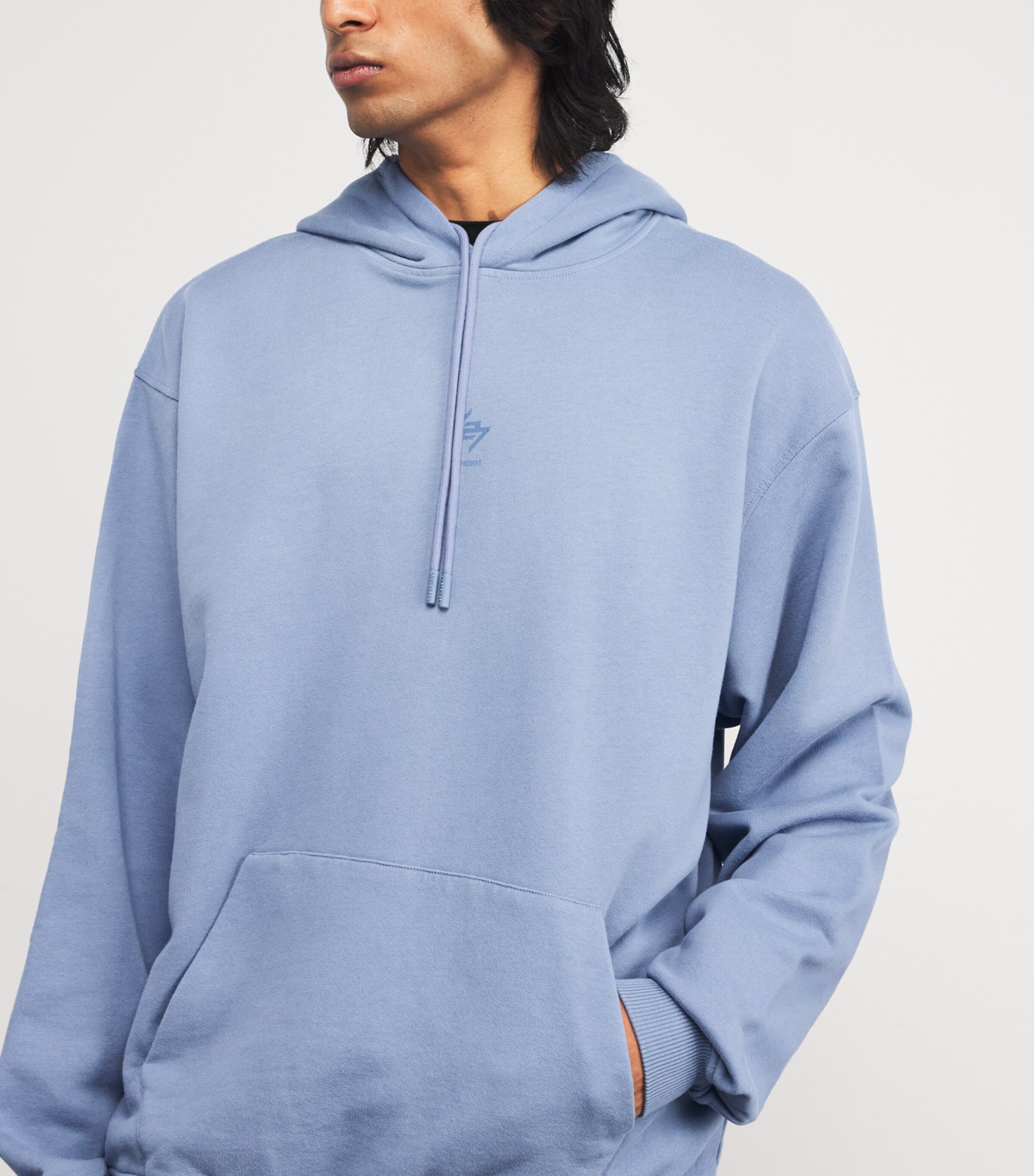 Represent 247 Blue Cotton 247 Motion Oversized Hoodie | Harrods US