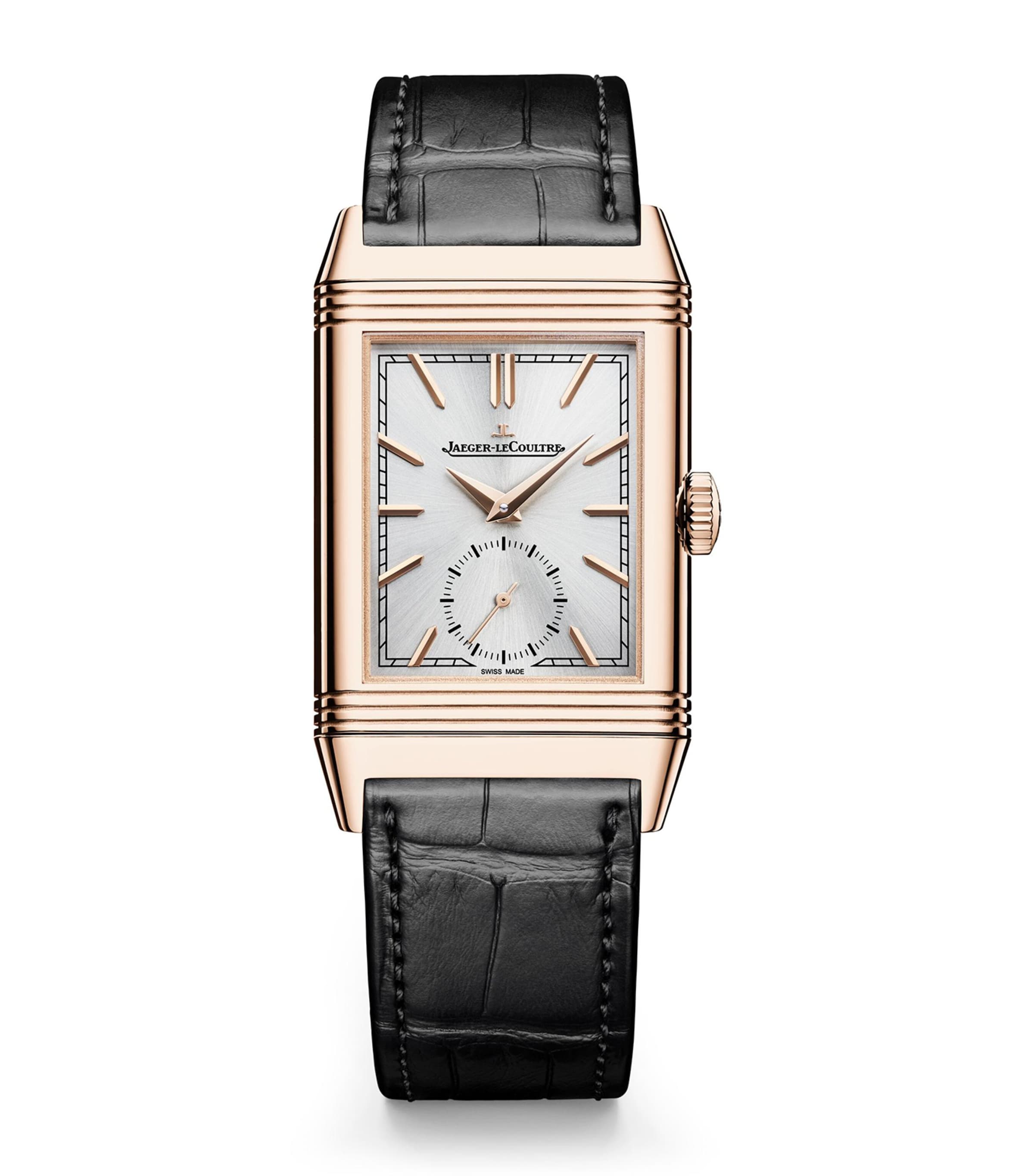 Jaeger-LeCoultre Rose Gold Reverso Tribute Small Seconds Watch 27.4mm ...
