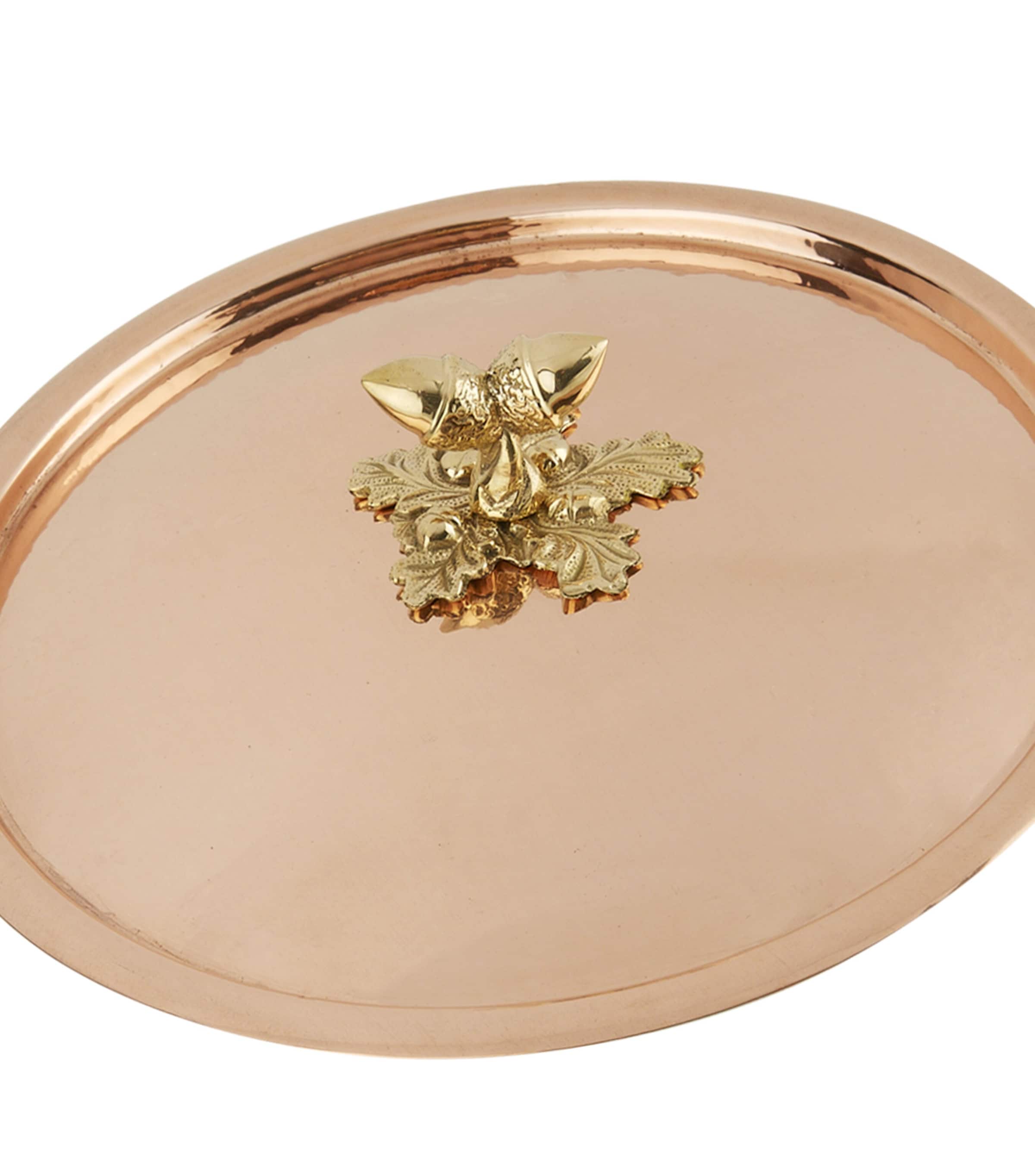 Ruffoni Historia Hammered Copper Braiser Pan with Lid (28cm) | Harrods UK